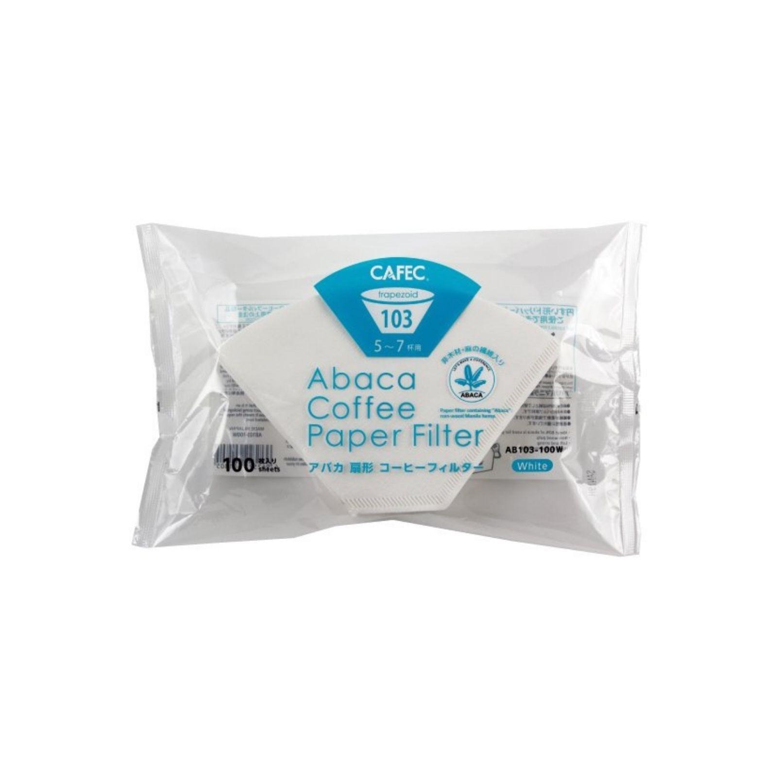 CAFEC Abaca Trapezoid Filter Paper 103 | NTUC FairPrice