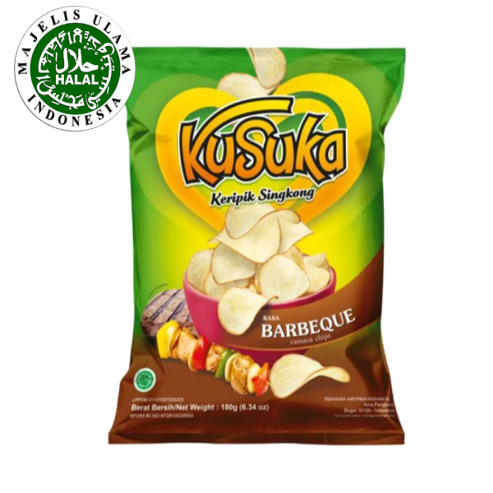 Kusuka Keripik Singkong Cassava Chips-Barbeque | NTUC FairPrice
