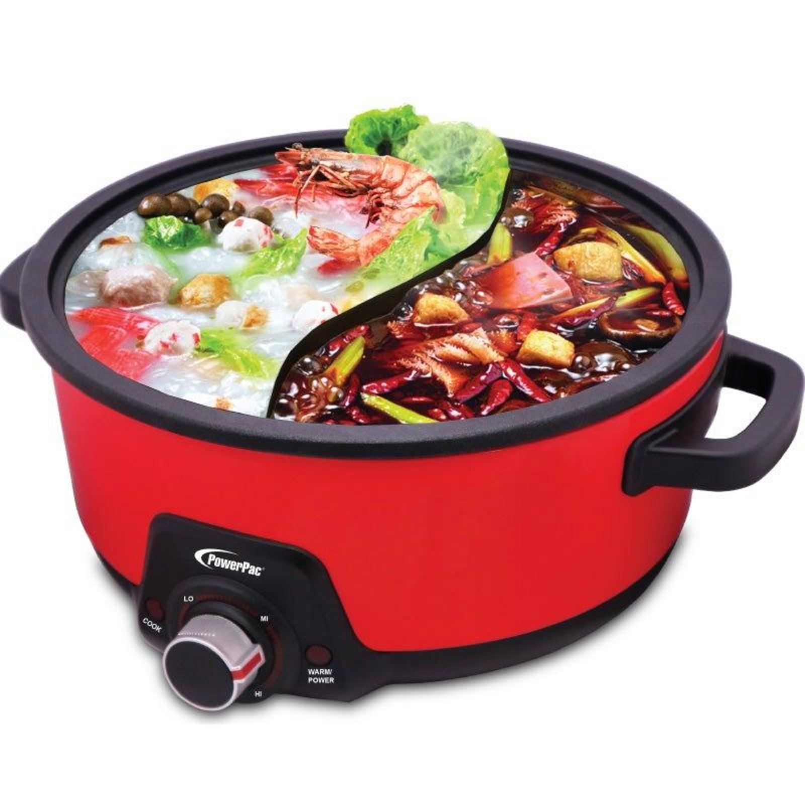PowerPac (PPMC633) 5L Steamboat & Multi Cooker Yuanyang Pot | NTUC ...