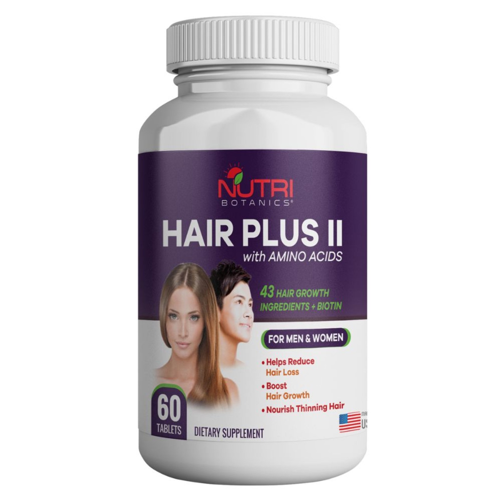 Nutri Botanics Hair Plus II with Amino Acids Stop Hair Loss | NTUC ...