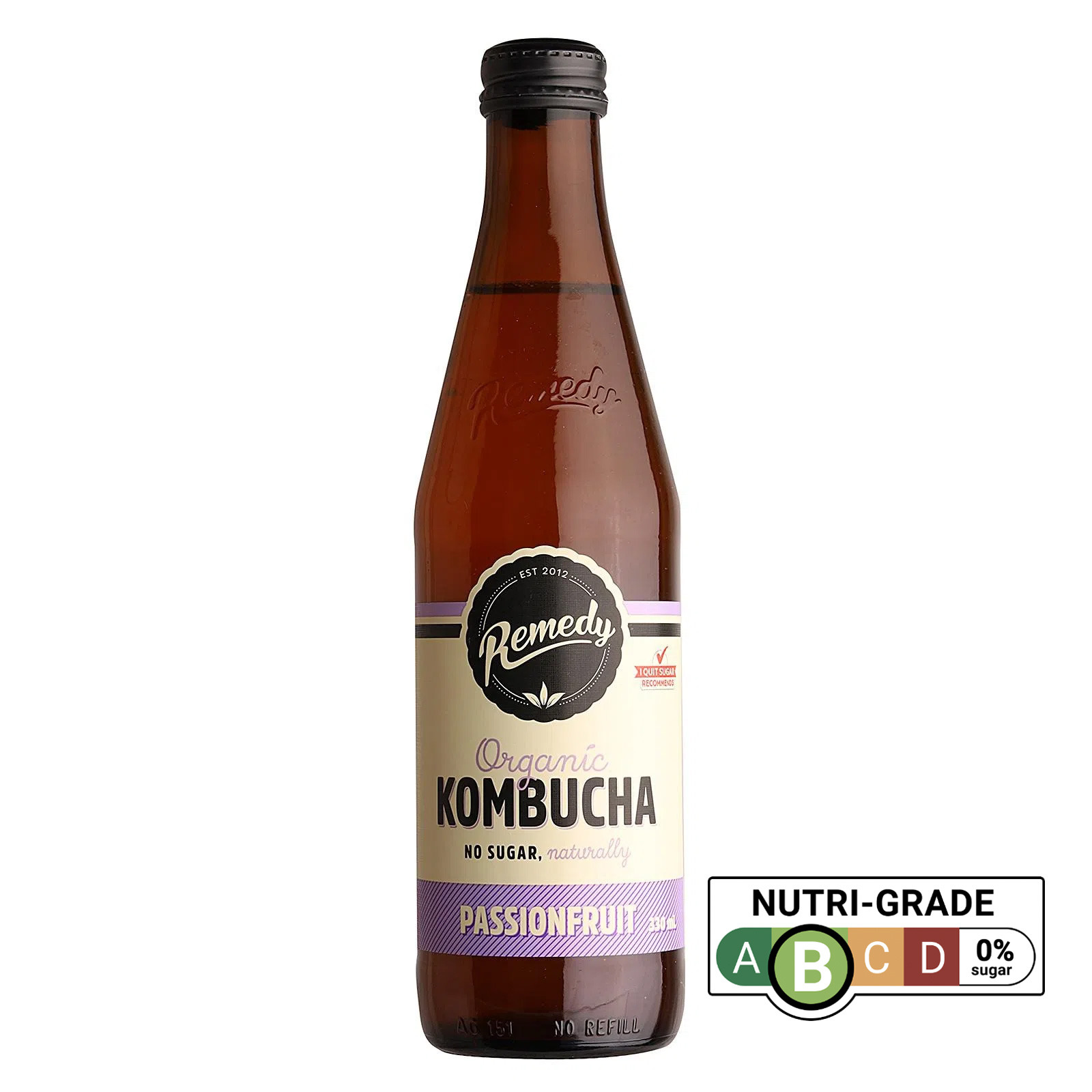 Remedy Organic Kombucha Passionfruit | NTUC FairPrice