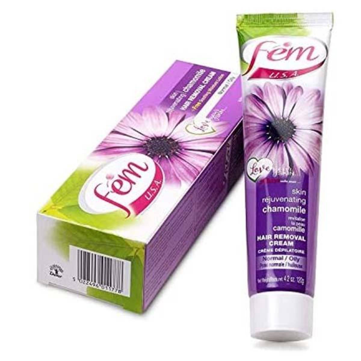 Fem Skin Rejuvenating Chamomile Hair Removal Cream,Normal/Oil | NTUC ...