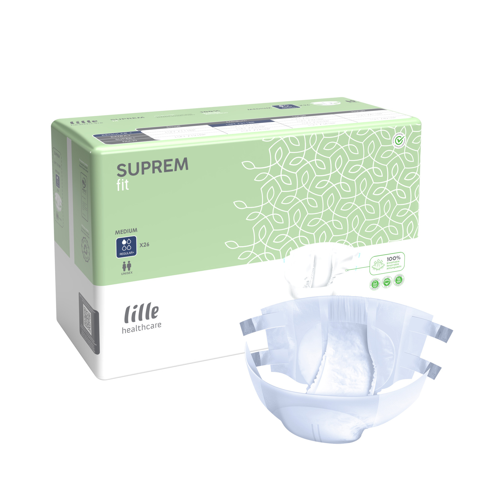 Lille Adult Diapers, Blue Regular, Medium (80cm - 130cm) | NTUC FairPrice