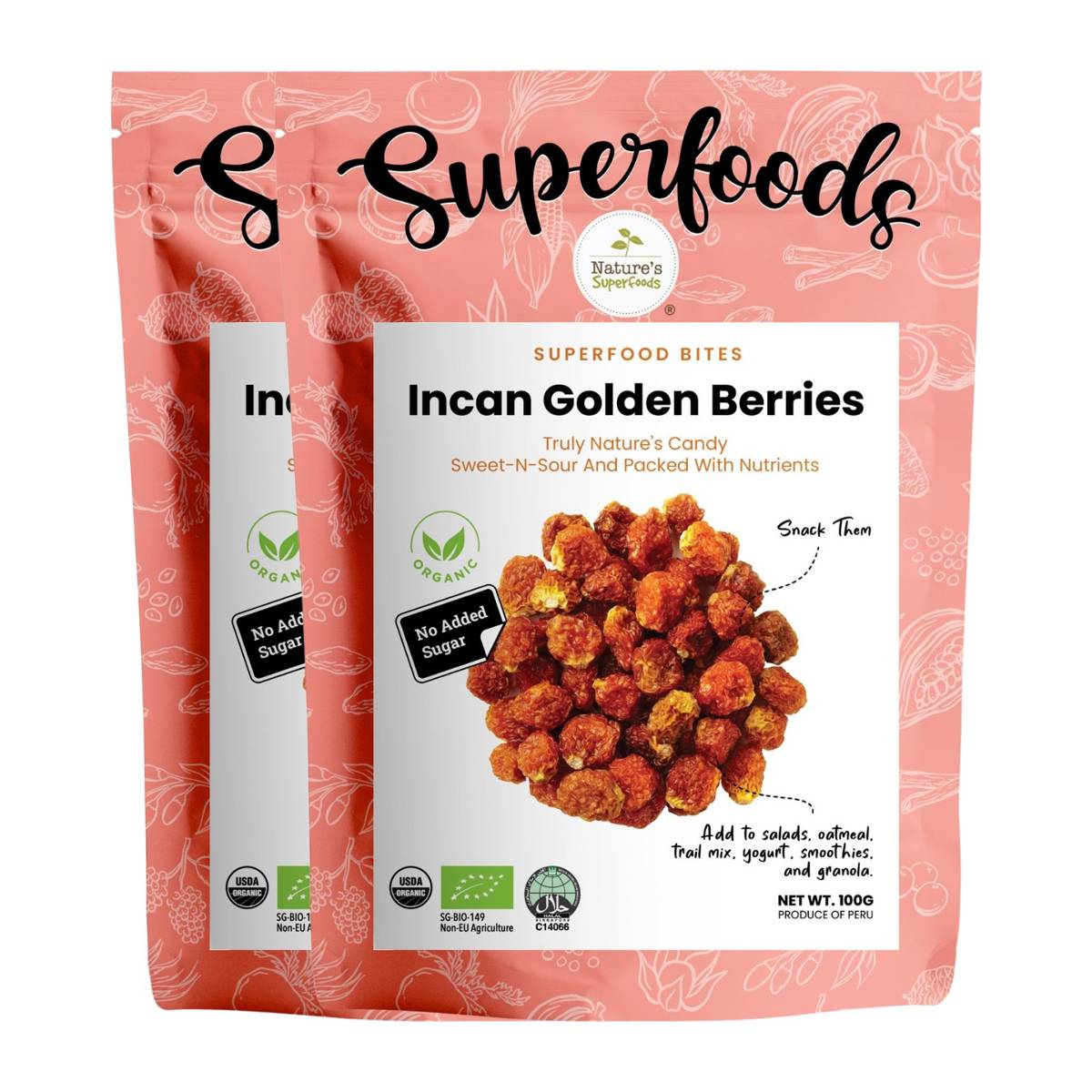 Nature's Superfoods Organic Incan Golden Berries Snack | NTUC FairPrice