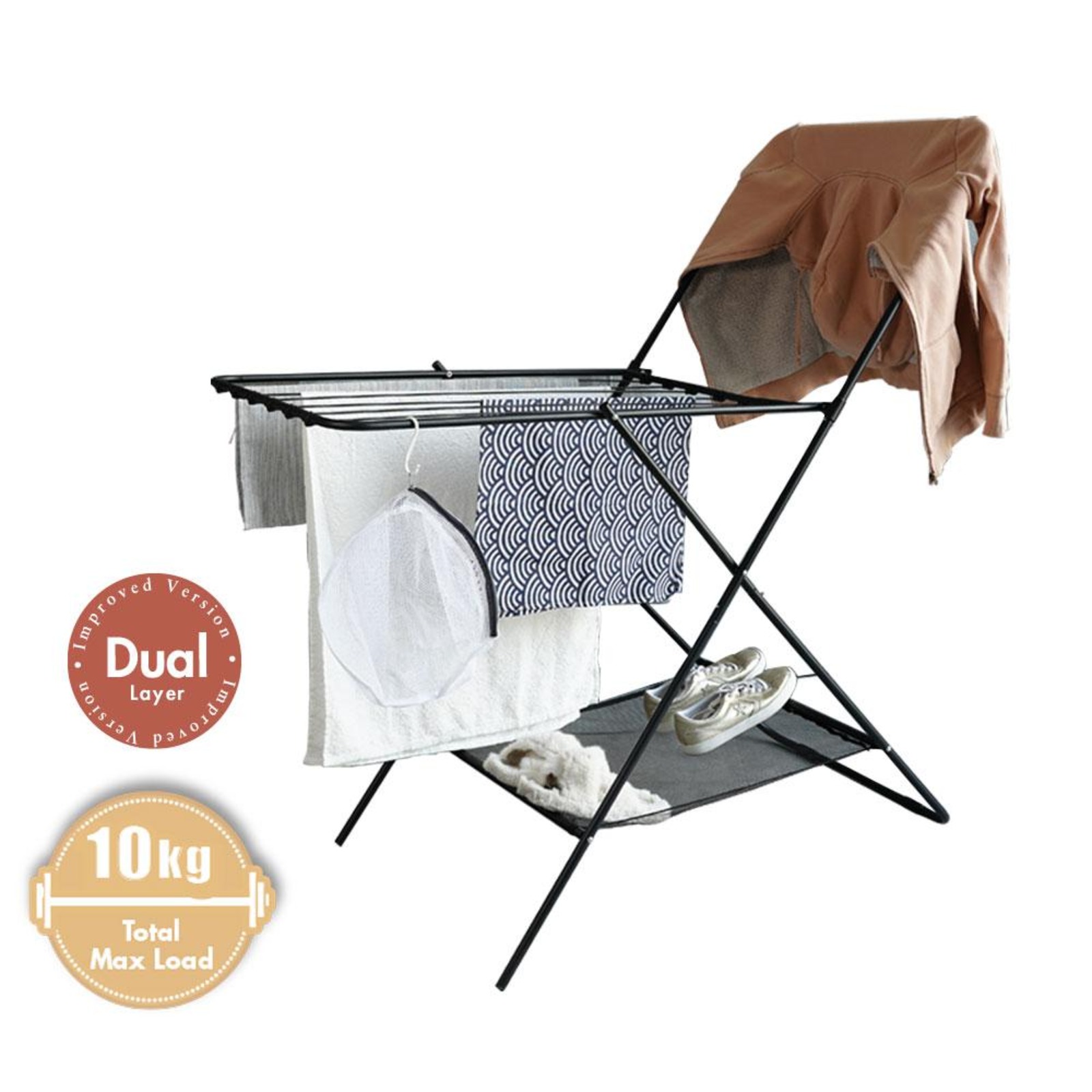 Houze SLIM Fold Out Drying Rack | NTUC FairPrice