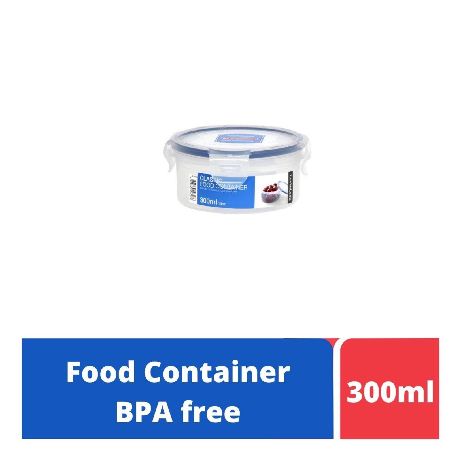 LOCK&LOCK Classic Airtight Food Container Round 300ml | NTUC FairPrice