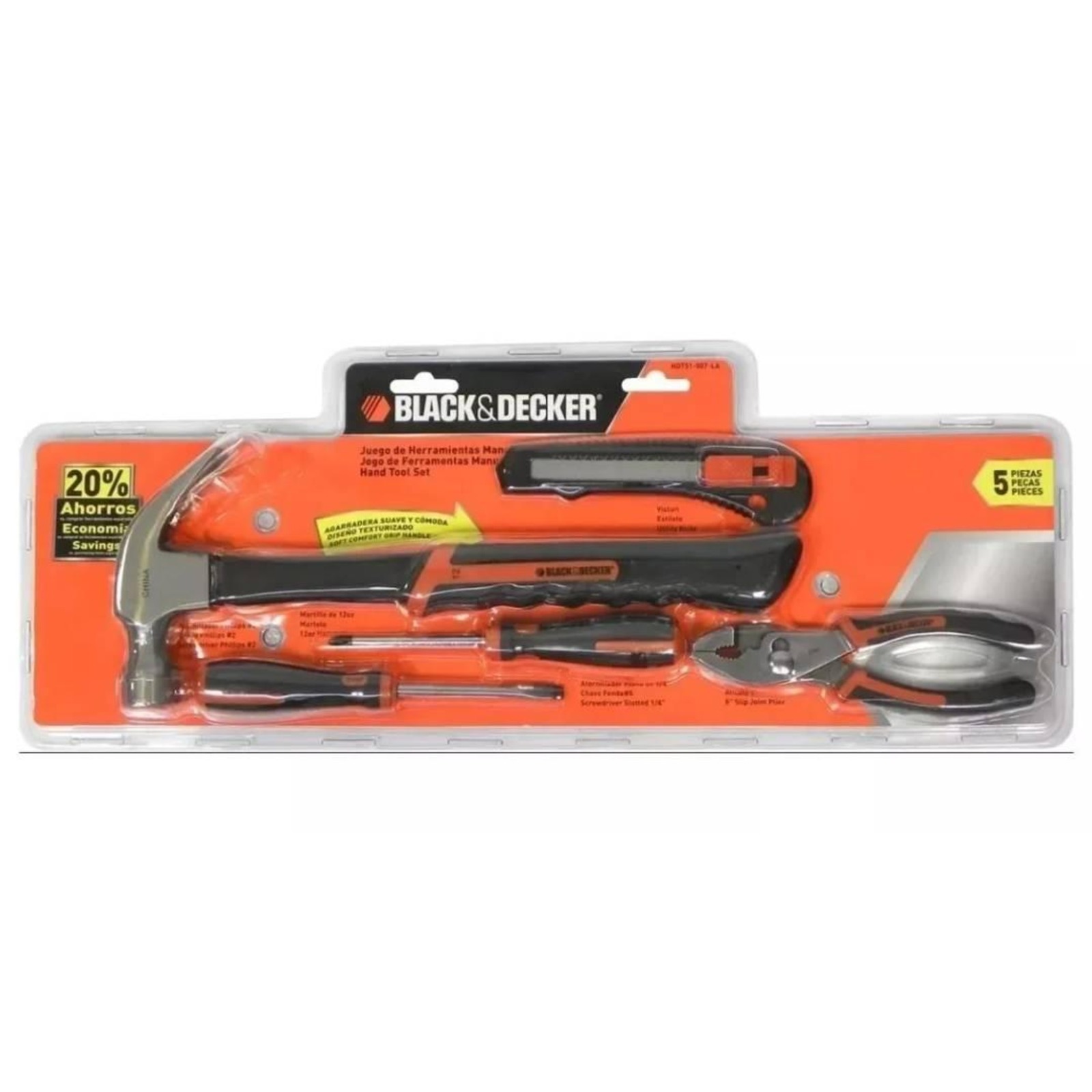 Black+Decker 5-piece Hand Tools Set | NTUC FairPrice