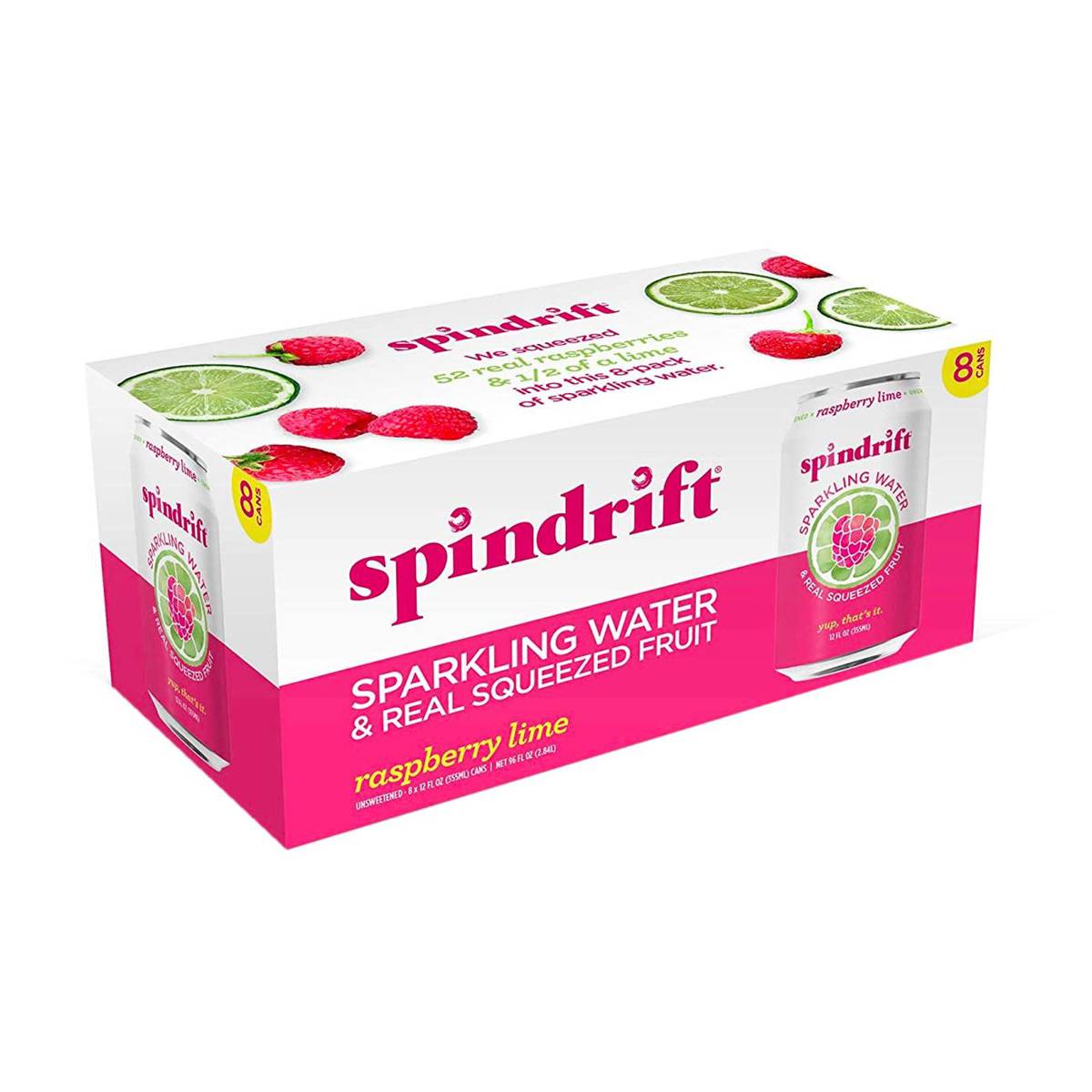 Spindrift Raspberry Lime Sparkling Water | NTUC FairPrice
