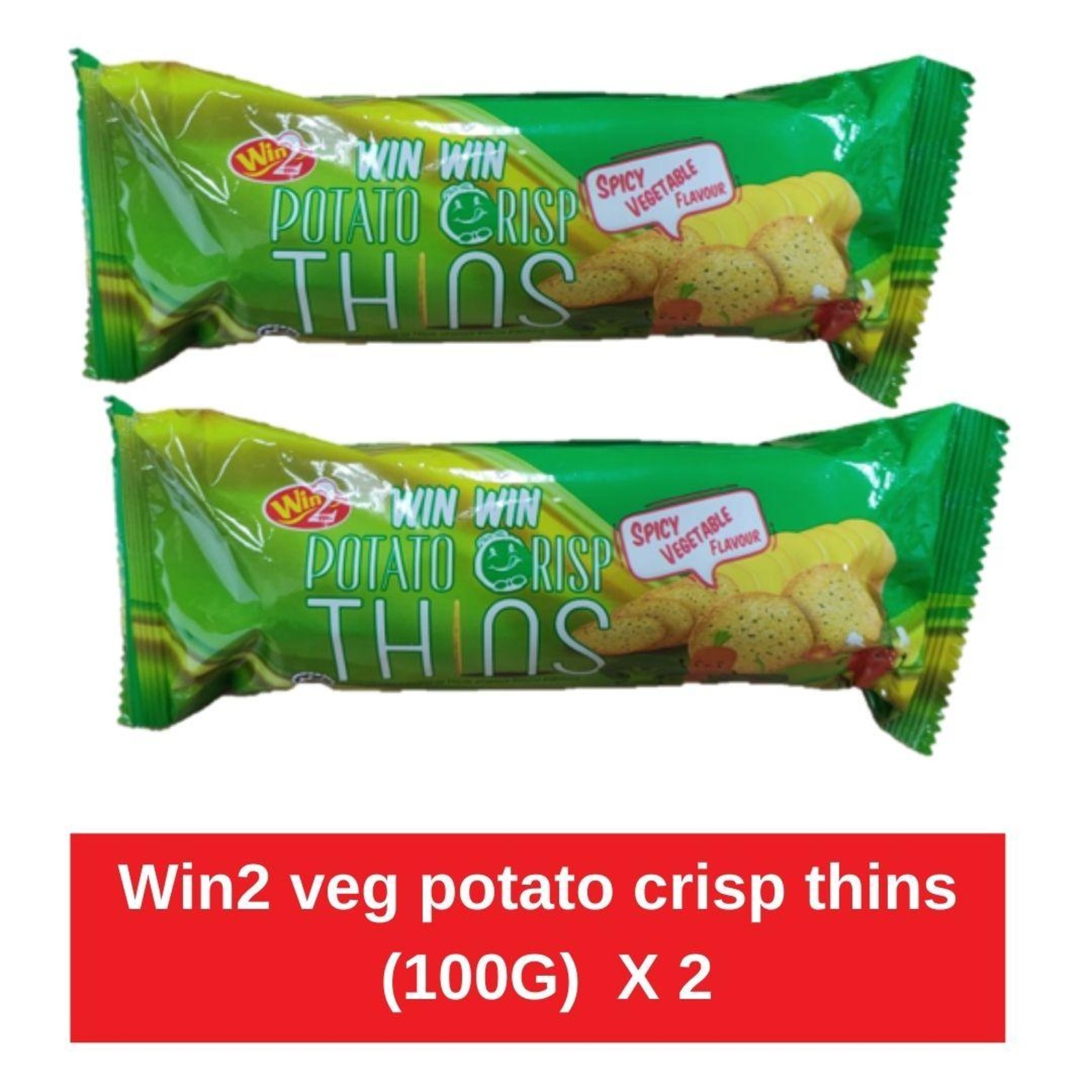 Win2 Potato crisps thins Vegetable | NTUC FairPrice