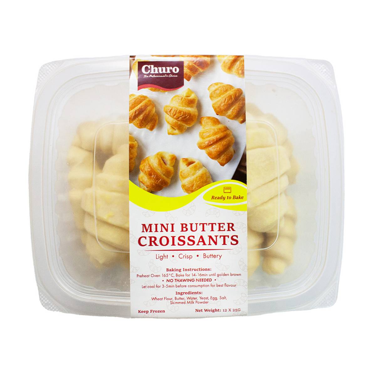 Churo Mini Butter Croissant Pastry (Ready to Cook) | NTUC FairPrice