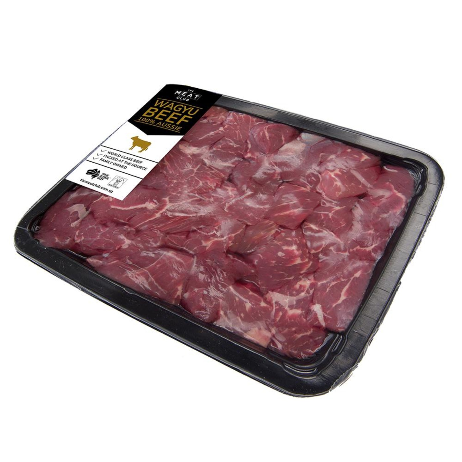 The Meat Club Australian Wagyu Beef Diced - Chilled | NTUC FairPrice
