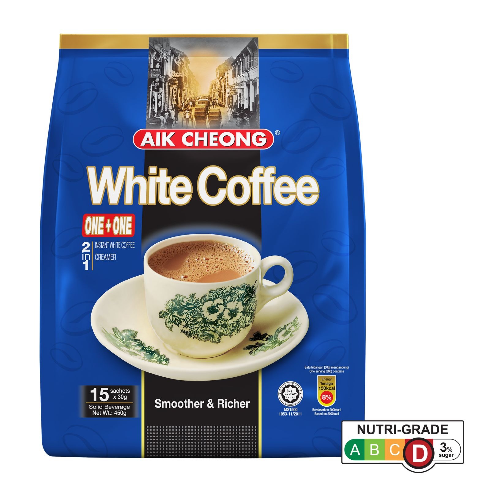 Aik Cheong 2-in-1 White Coffee One + One 15s | NTUC FairPrice