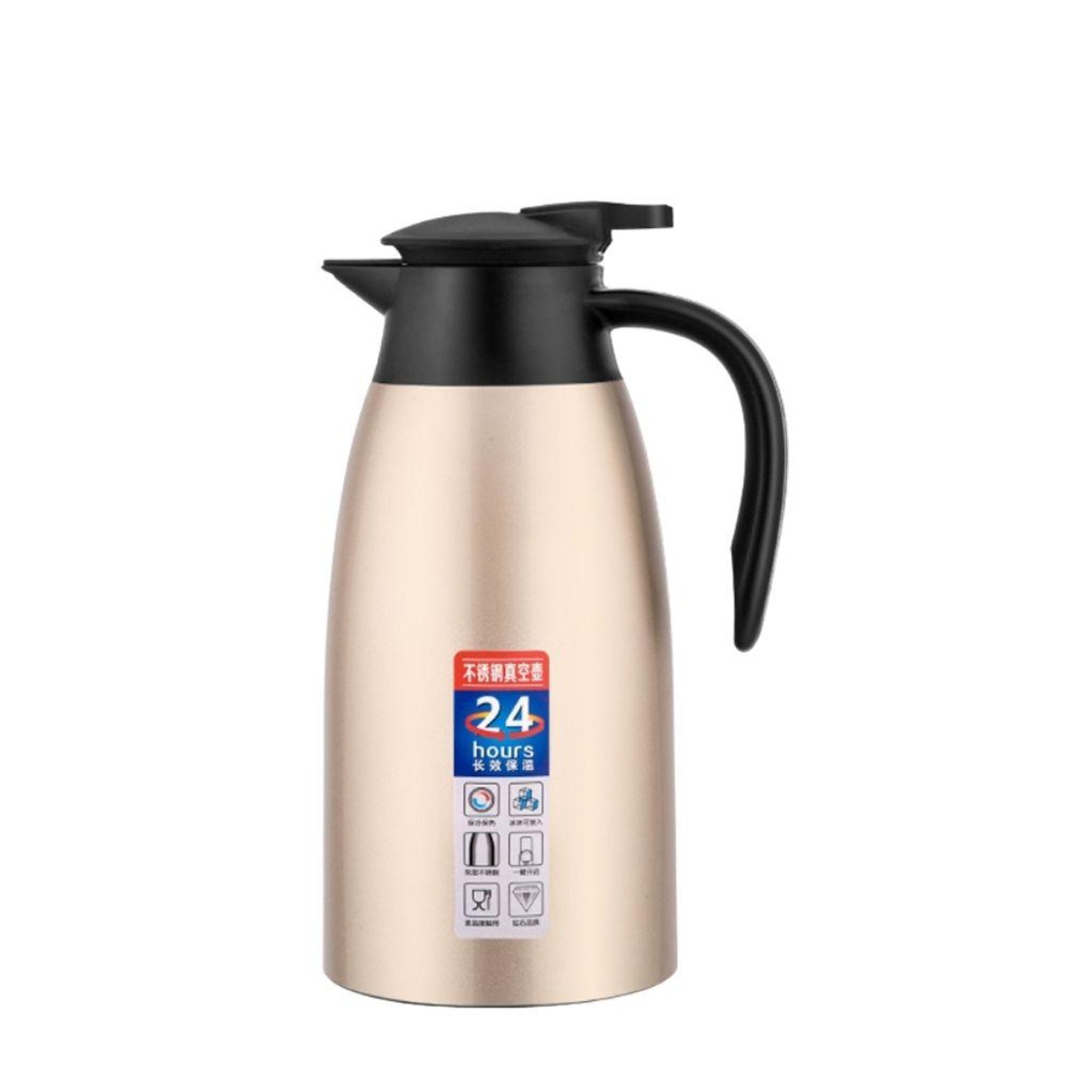 Camime Thermal flask 2L 304-2L Gold | NTUC FairPrice