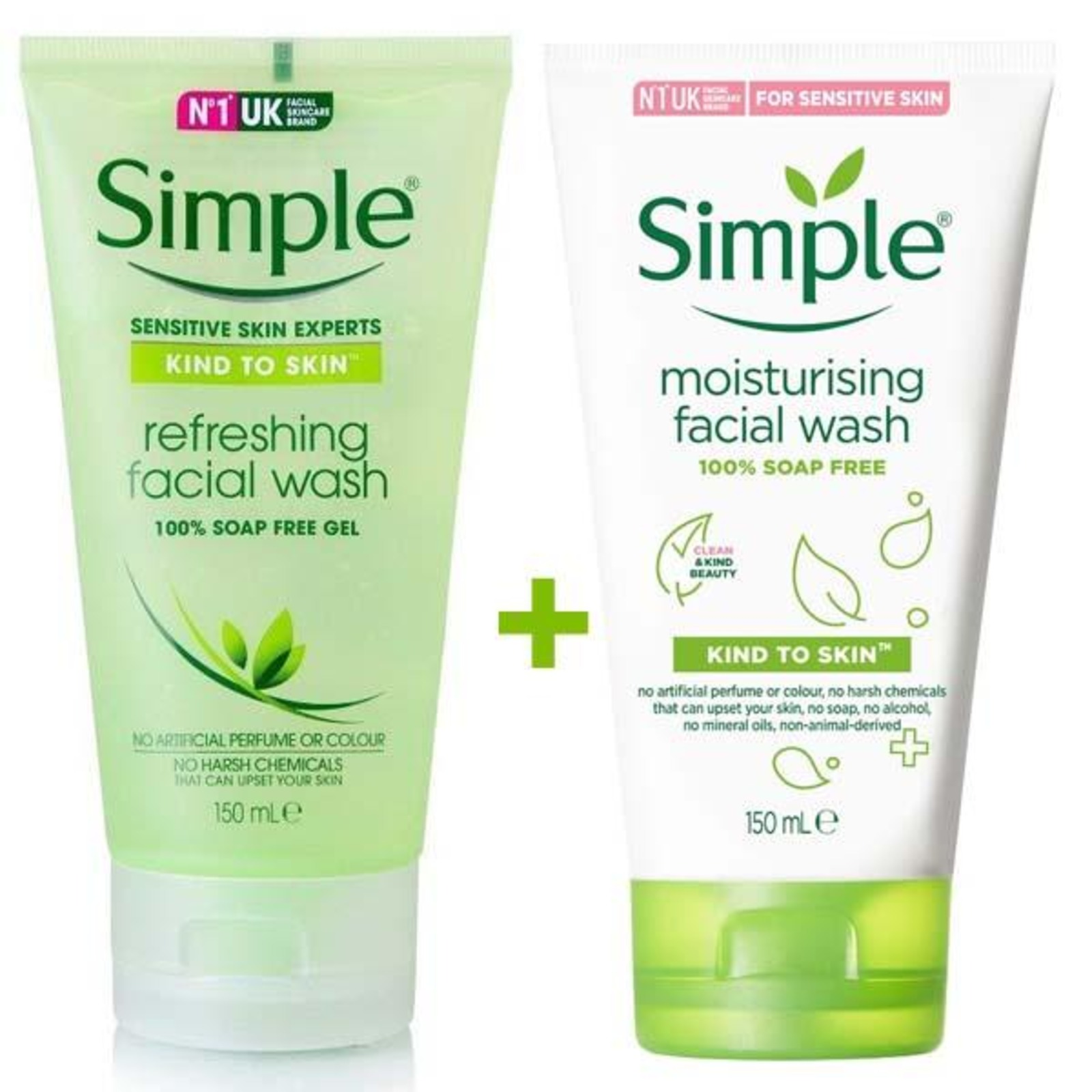 Simple Combo Sensitive Refreshing & Moisturising Facial Wash | NTUC ...