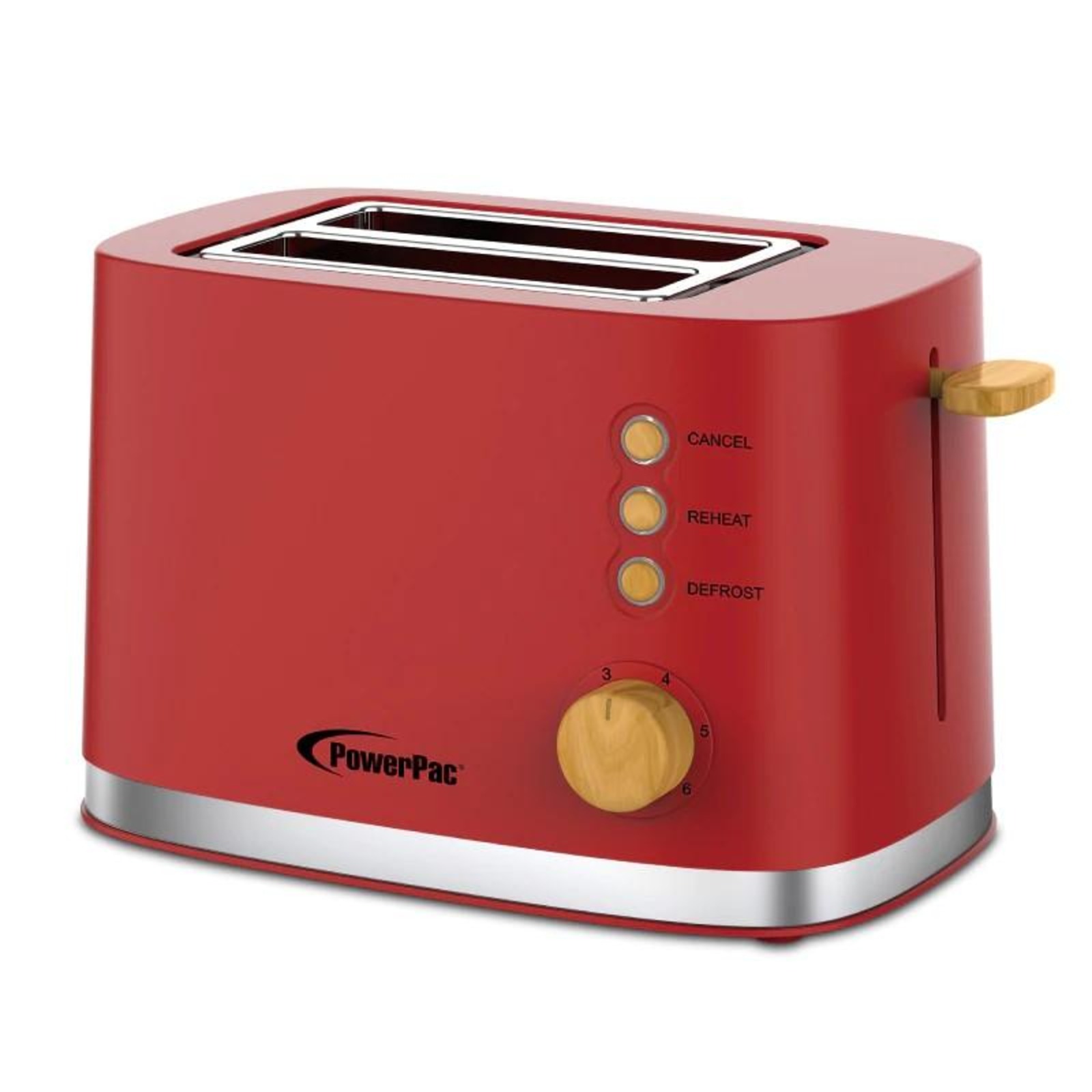 PowerPac (PPT05R) 2 Slice Bread Toaster with Auto POP UP-RED | NTUC ...