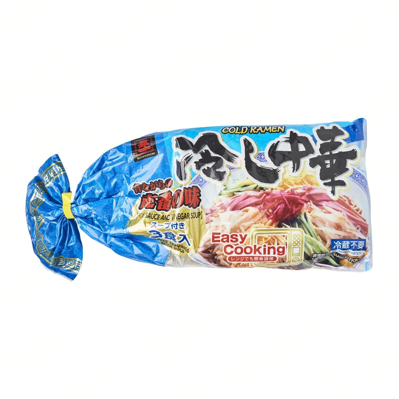 Miyakoichi Hiyashi Chukka Ramen With Soy Sauce Base Noodle | NTUC FairPrice