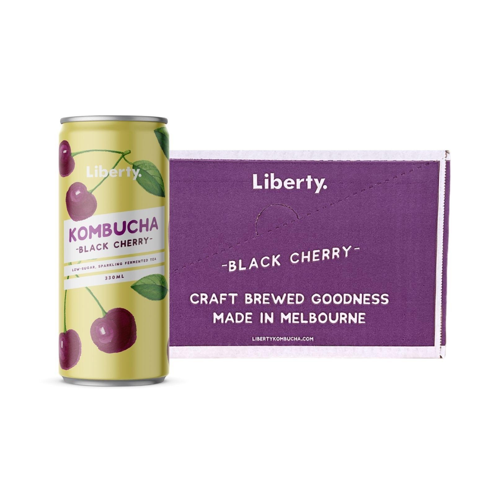 Liberty Black Cherry Kombucha | NTUC FairPrice