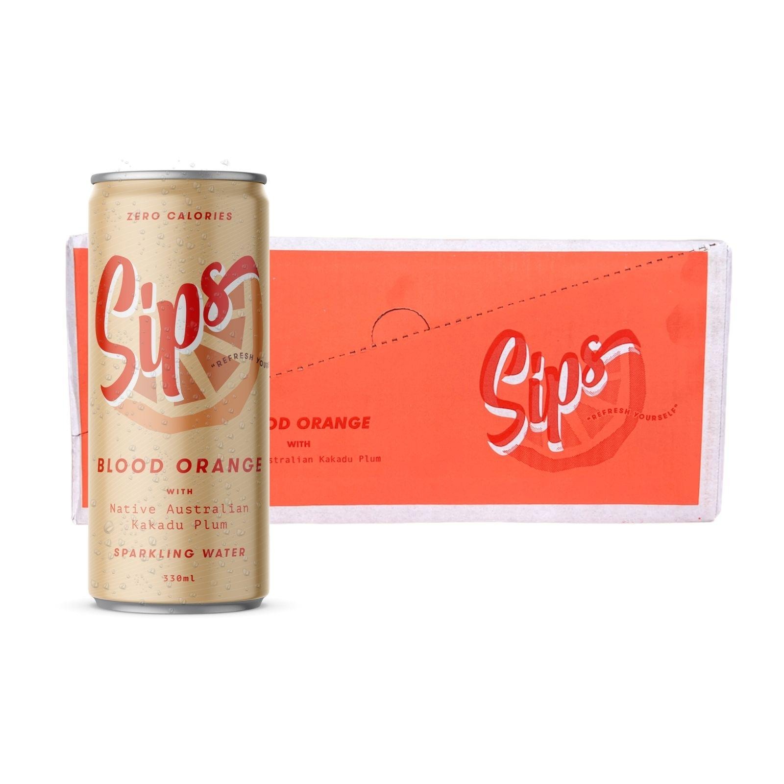 Sips Sparkling Water - Blood Orange | NTUC FairPrice