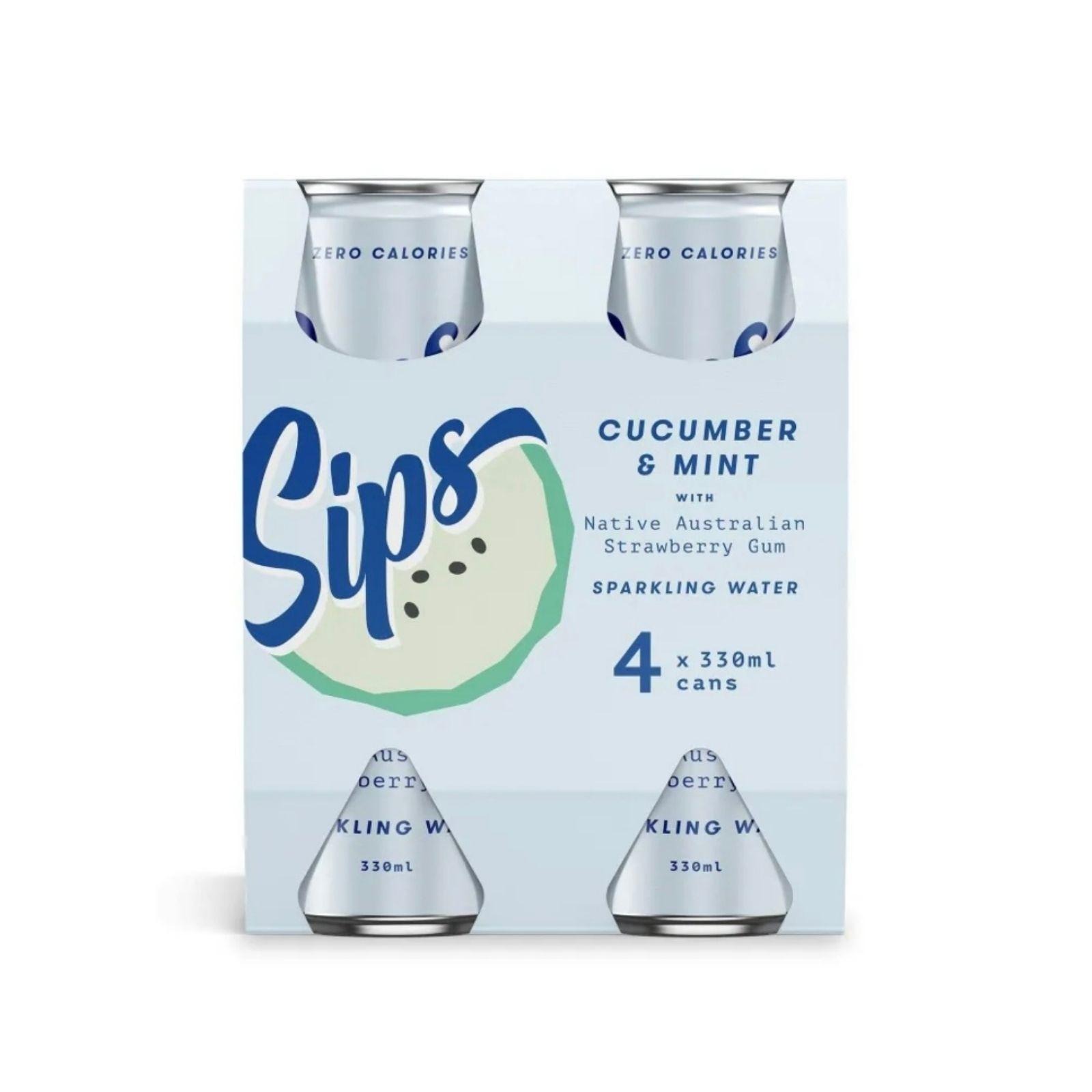 Sips Sparkling Water - Cucumber & Mint | NTUC FairPrice