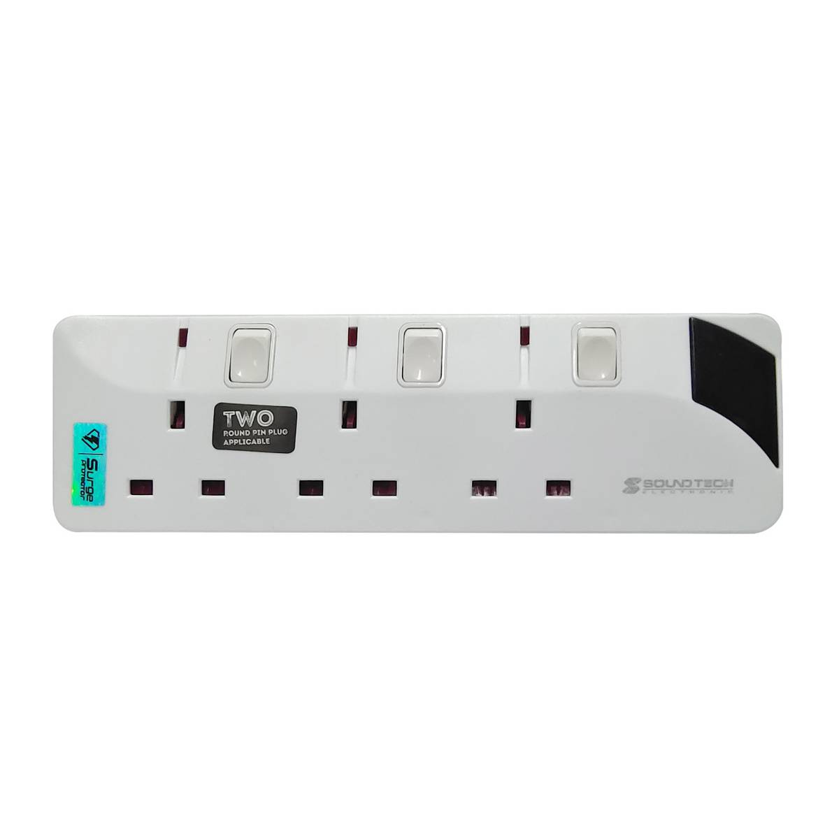 SOUNDTEOH 3Ways Extension Socket 3Meters White | NTUC FairPrice