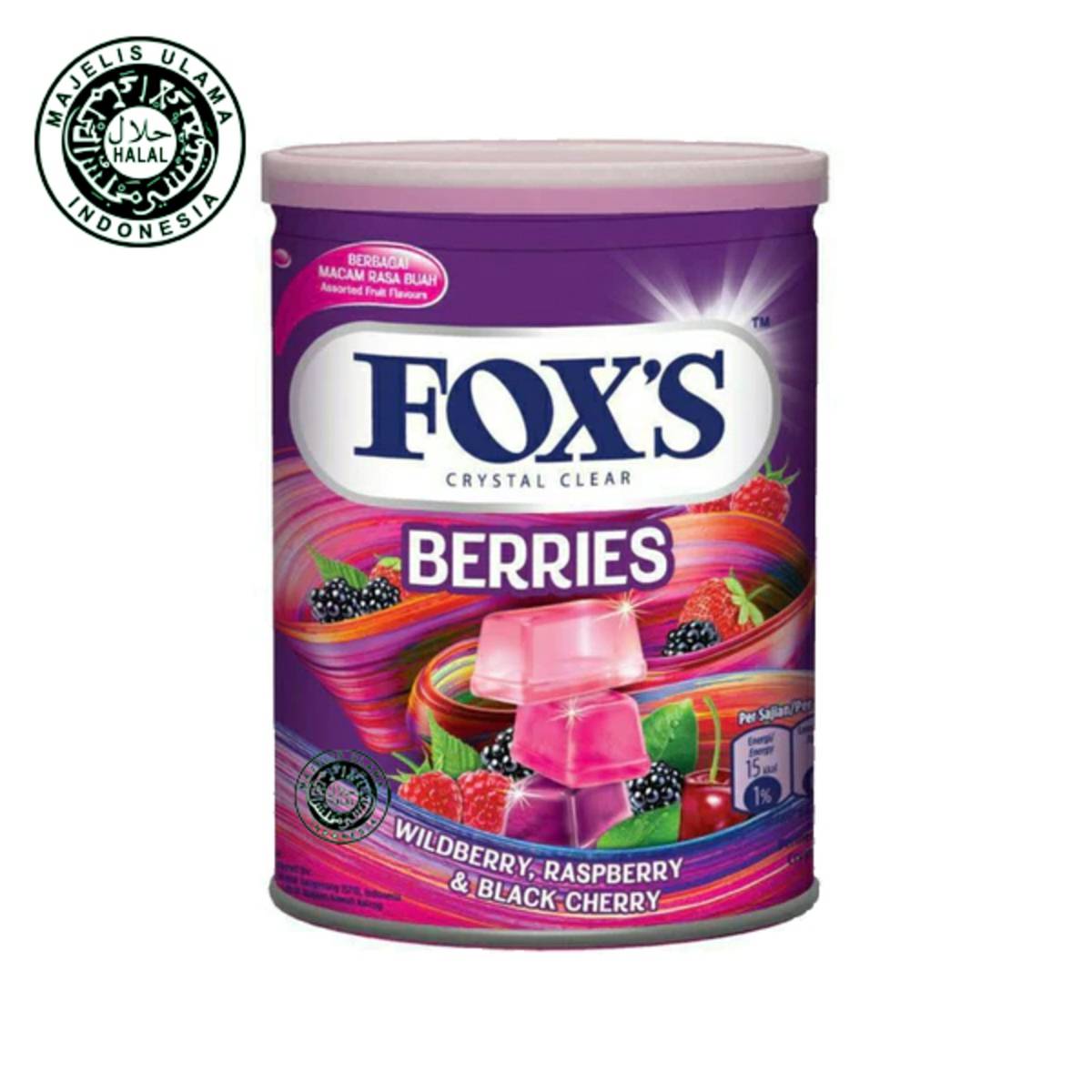 Fox's Crystal Clear Berries Candy (Tin) | NTUC FairPrice