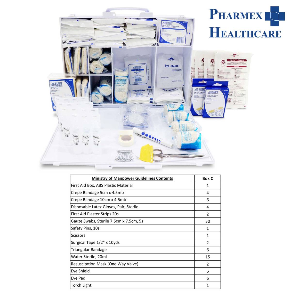 Assure First Aid Box 100 Pax, Refill Box C | NTUC FairPrice