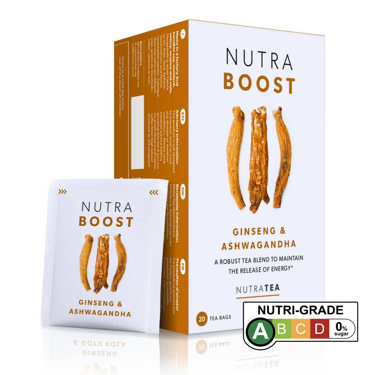 NutraTea Nutra Boost Tea, 20 Tea Bag | NTUC FairPrice