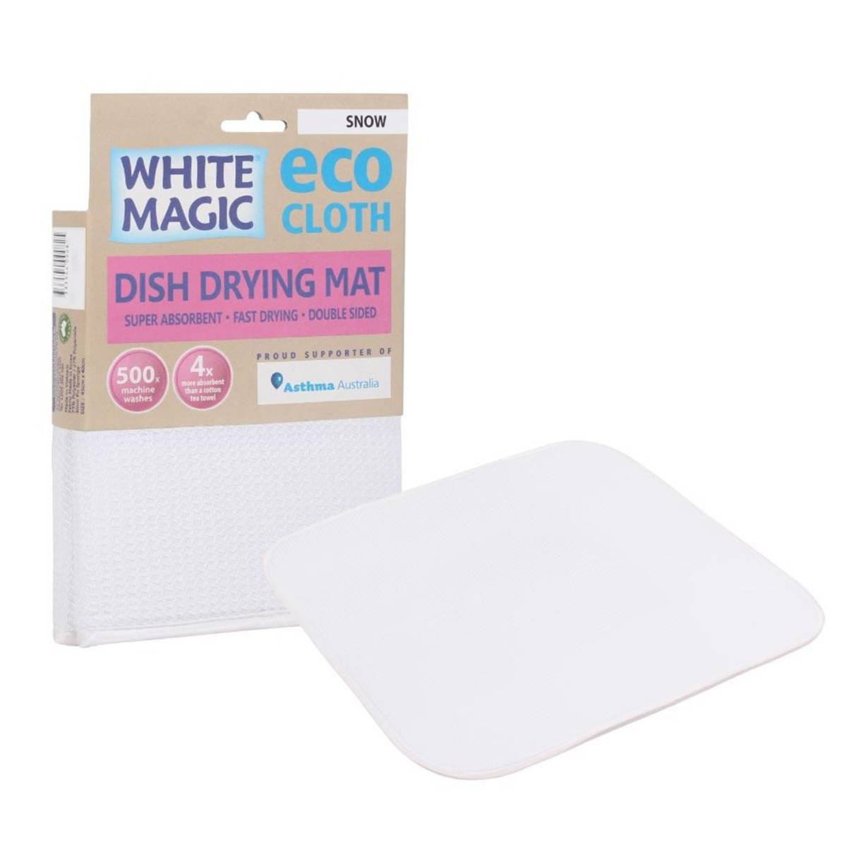 White Magic Dish Drying Mat Snow | NTUC FairPrice