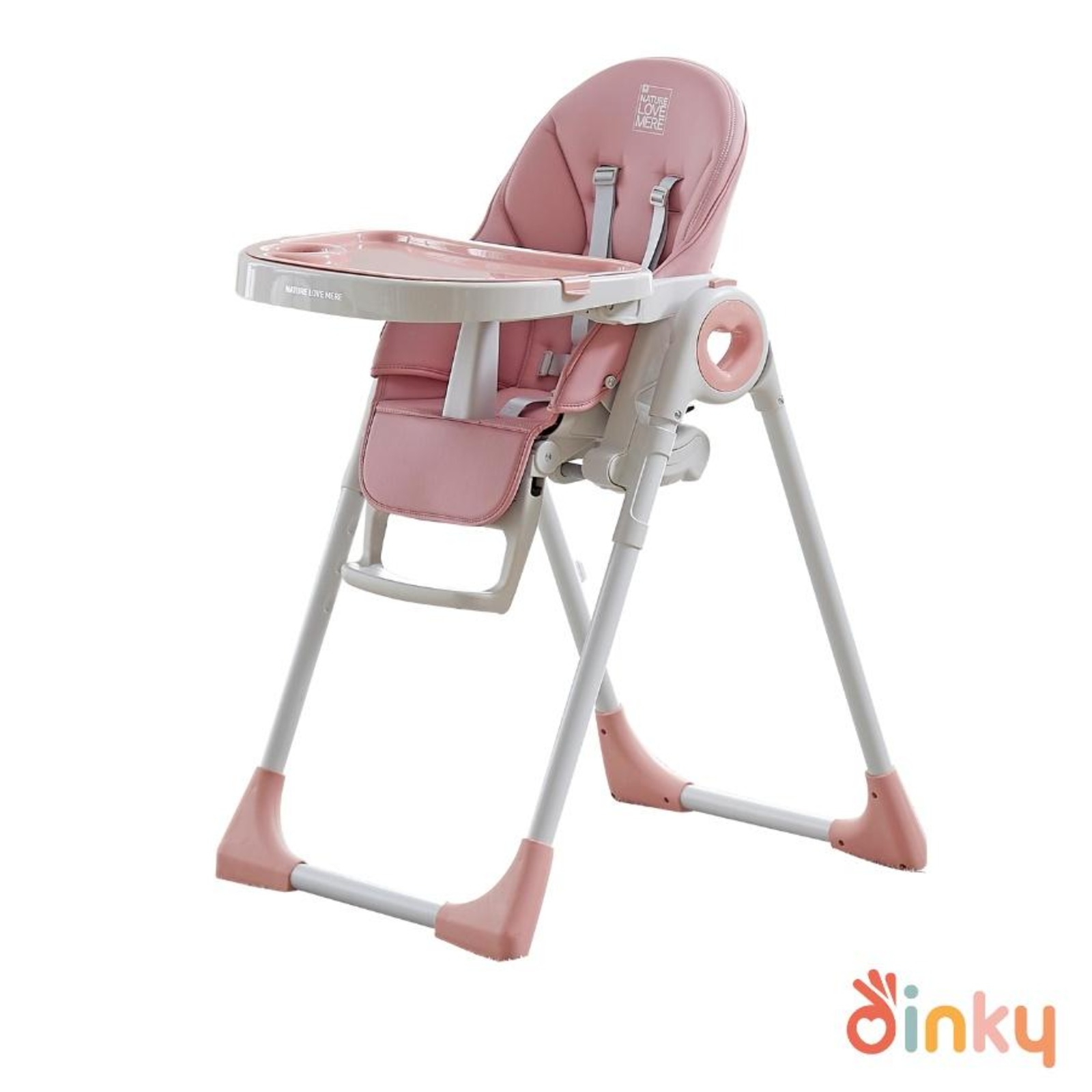 The Dinky Shop Nature Love Mere [SOFT PINK] Baby High Chair | NTUC ...