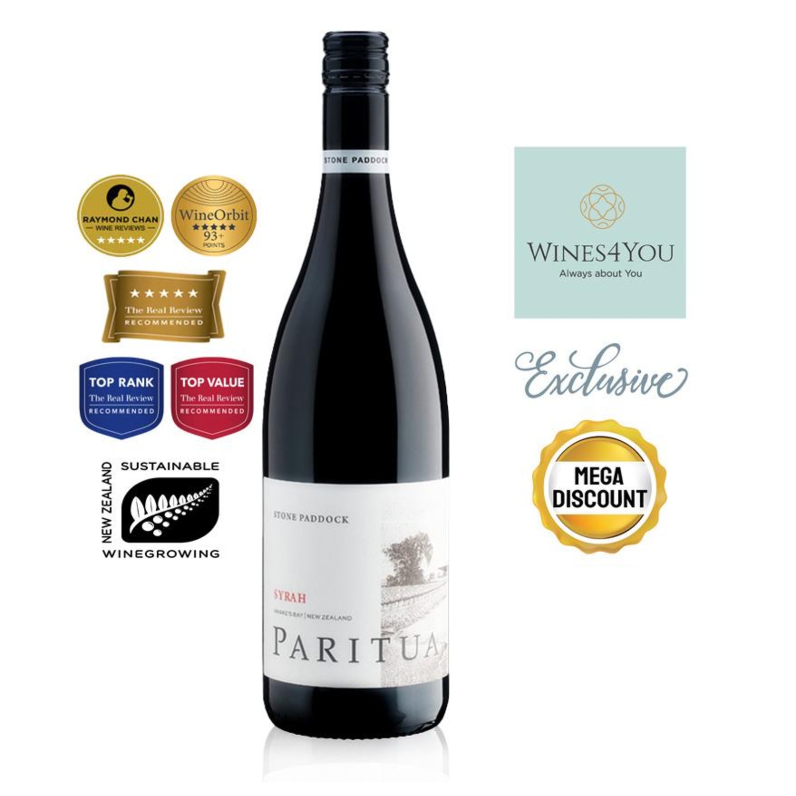 Paritua Stone Paddock Syrah 2020, Hawke's Bay | NTUC FairPrice