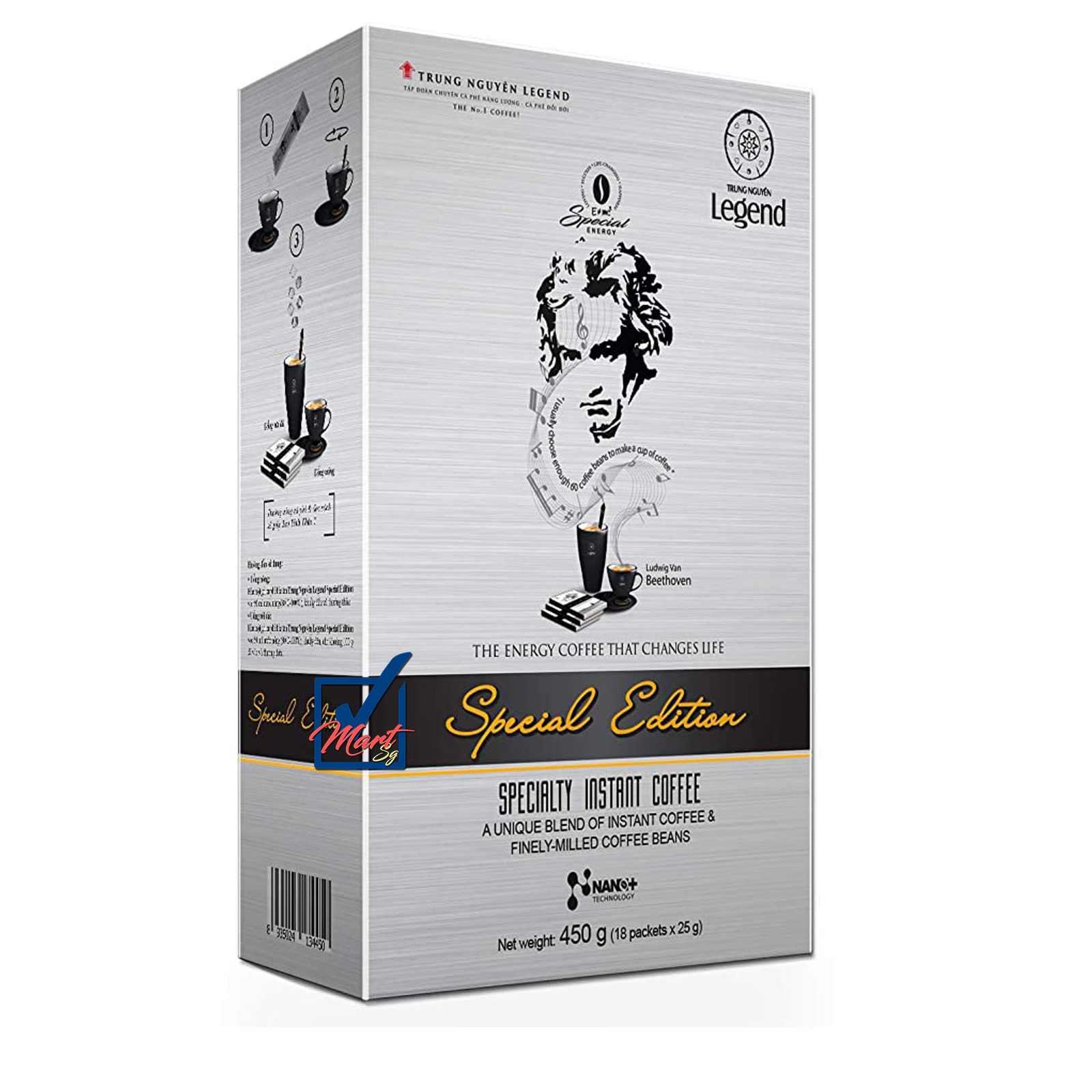 Trung Nguyen Legend Nano+ Special Edition Instant coffee (box | NTUC ...