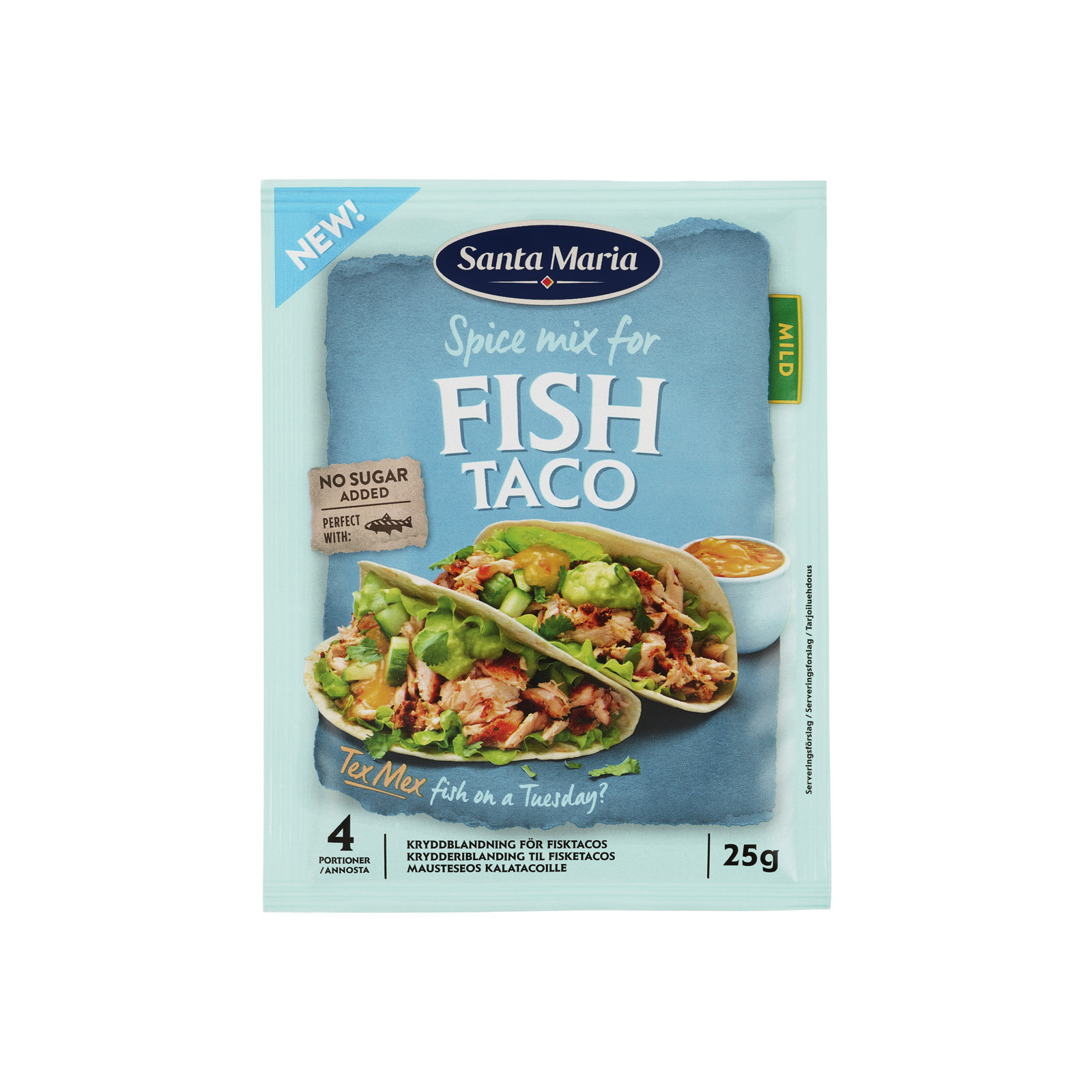 Santa Maria Tex Mex Fish Taco Spice Mix Mild, 25G | NTUC FairPrice