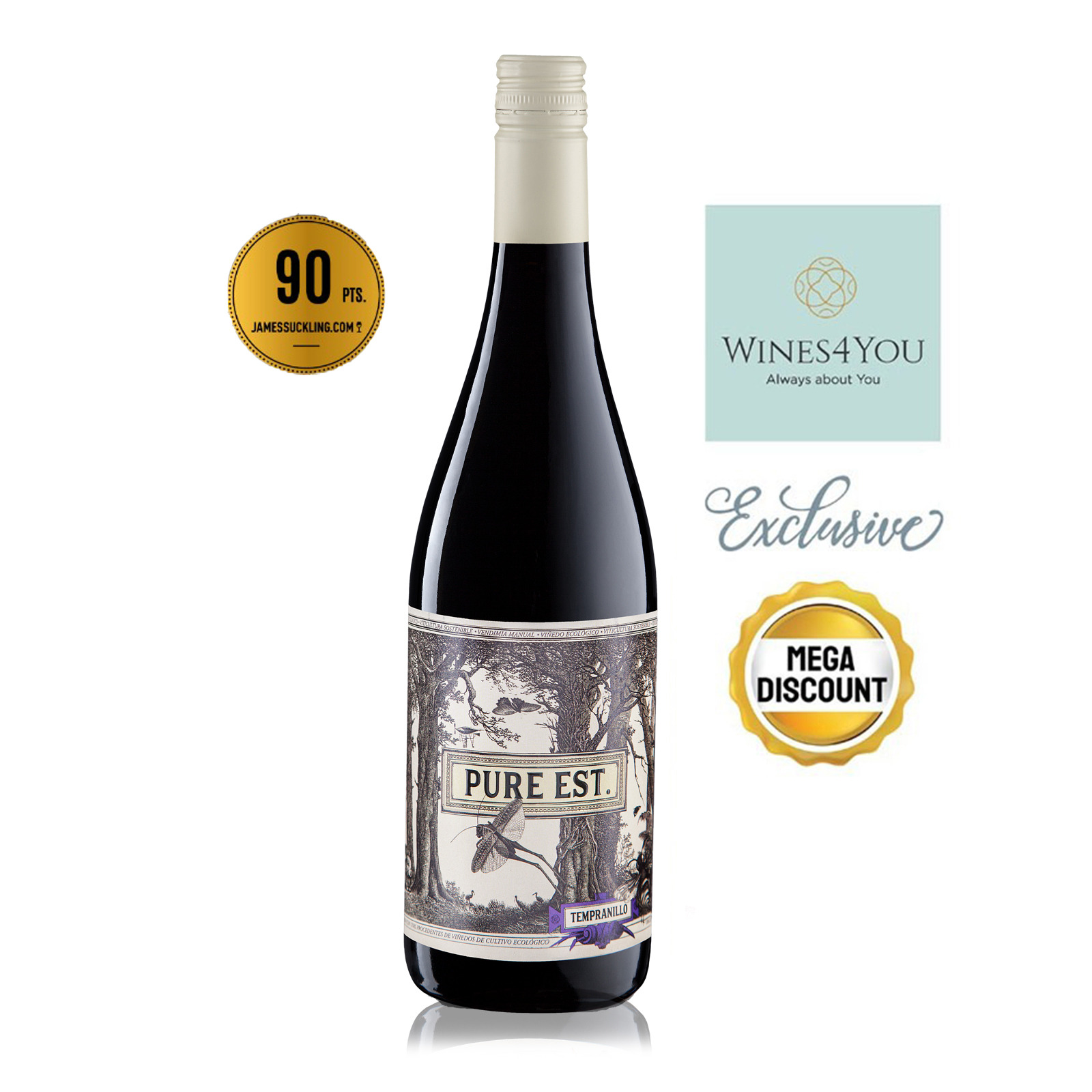 Pure EST Tempranillo Spain Red Wine 2021 | NTUC FairPrice