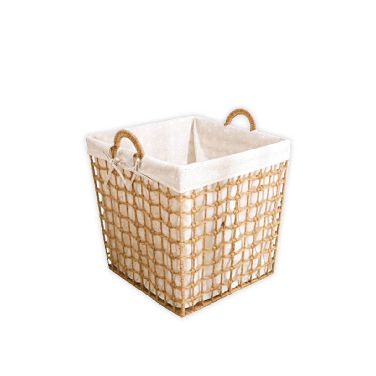ecoHOUZE Handwoven Laundry Basket with Linen Lining (Square) | NTUC ...