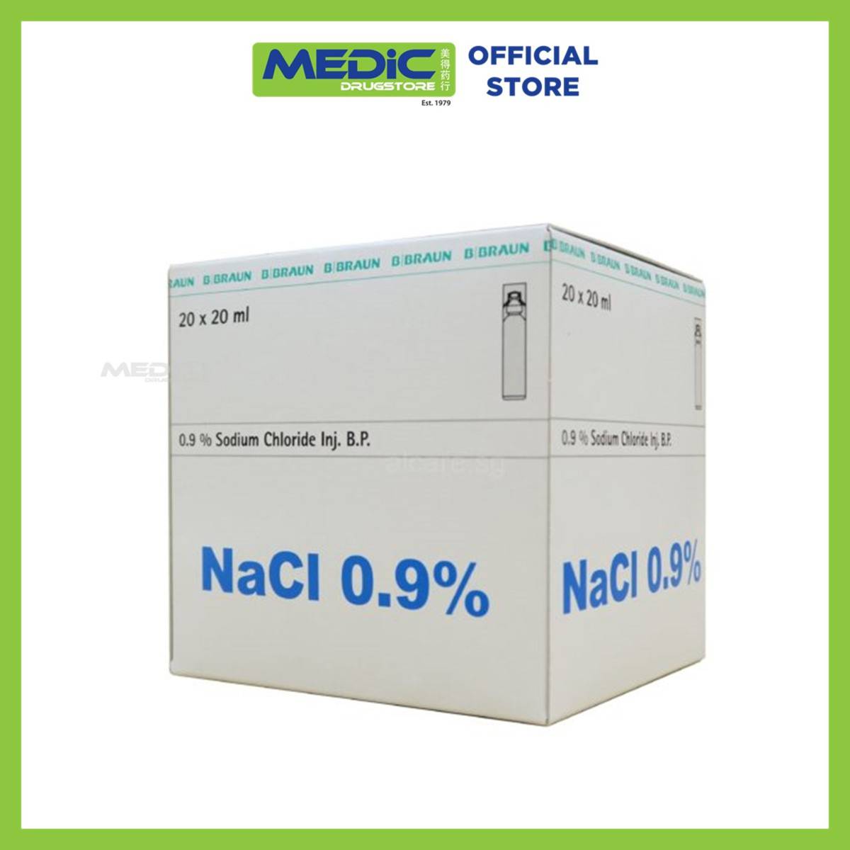 B Braun NaCl 0.9% Inj. B.P. | NTUC FairPrice