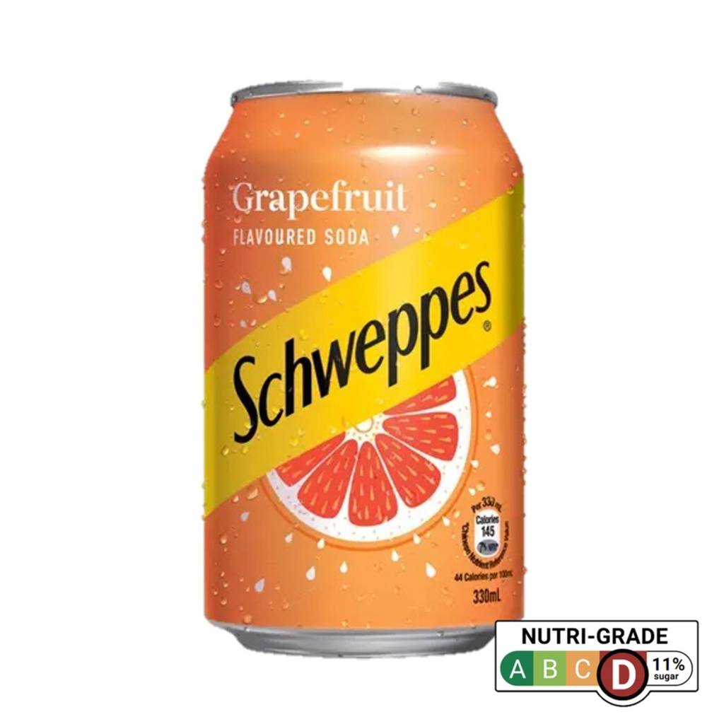 Schweppes Grapefruit Flavoured Soda Can [Bundle of 3] | NTUC FairPrice