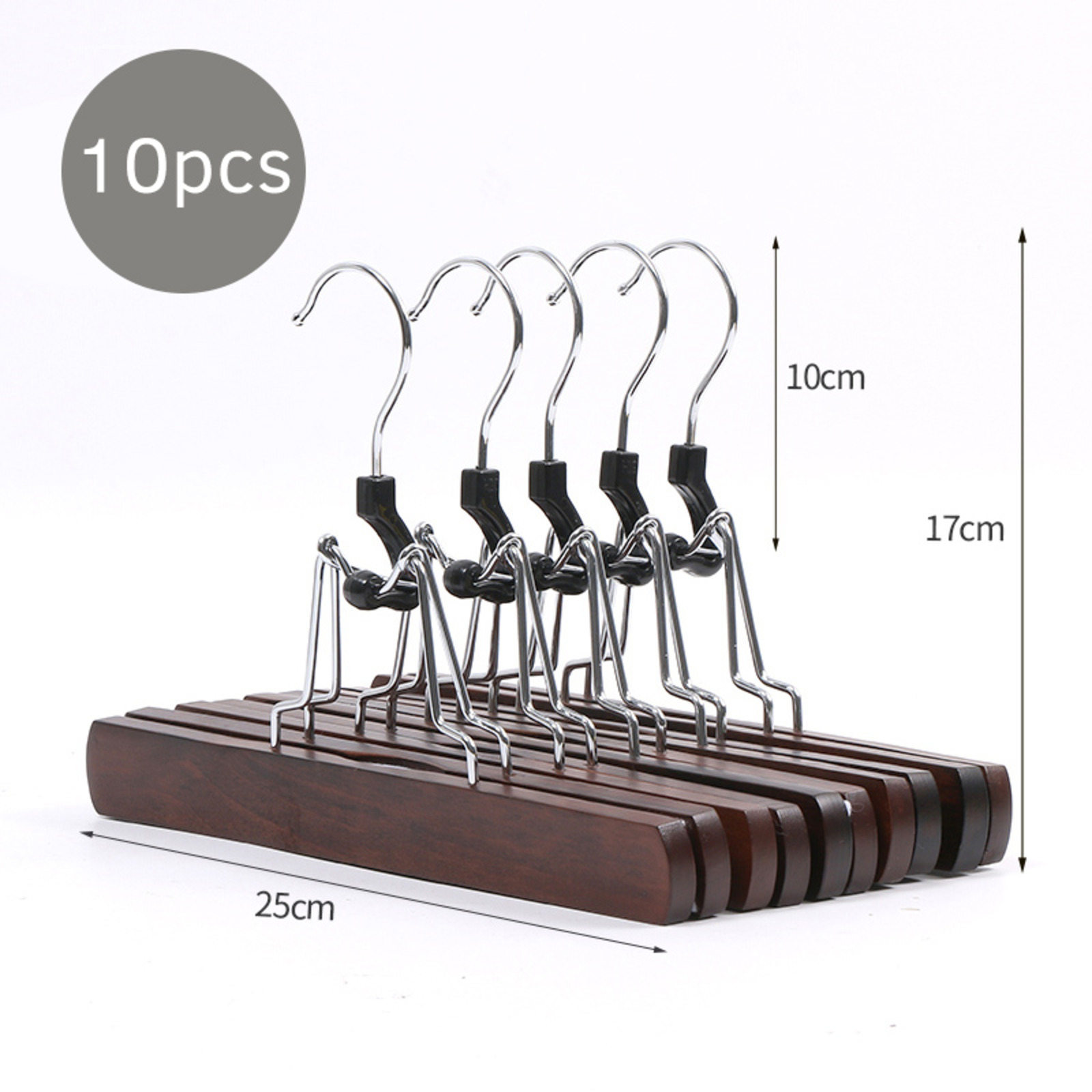 Sweet Home Solid Wood Skirt Clamp-Dark Brown | NTUC FairPrice