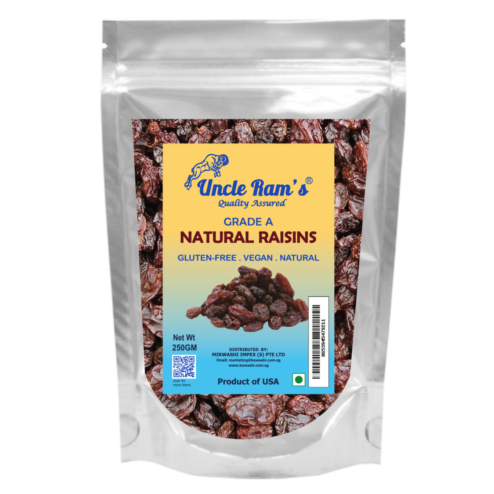 Uncle Ram's Natural Raisins | NTUC FairPrice