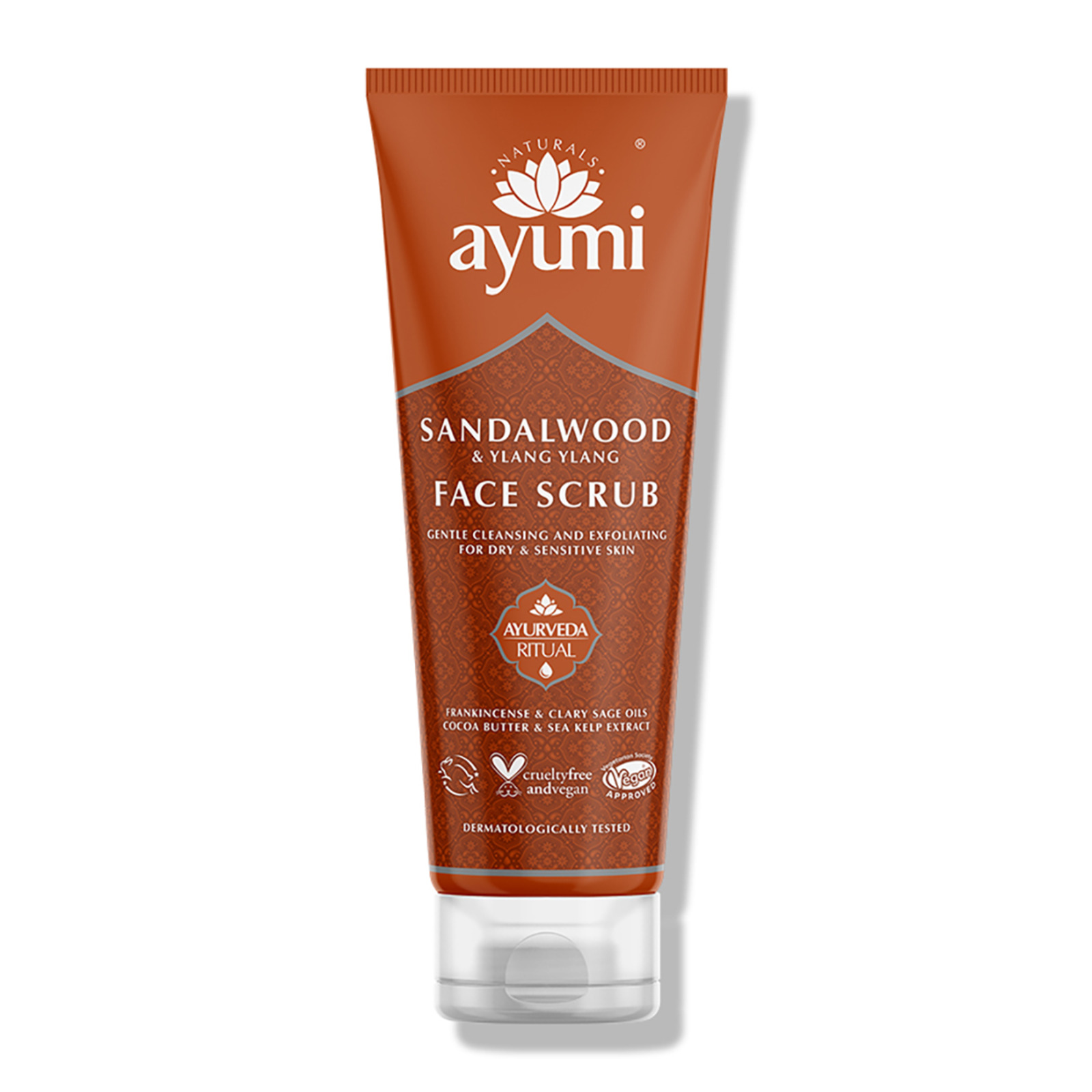 Ayumi Naturals Sandalwood & Ylang Ylang Face Scrub | NTUC FairPrice