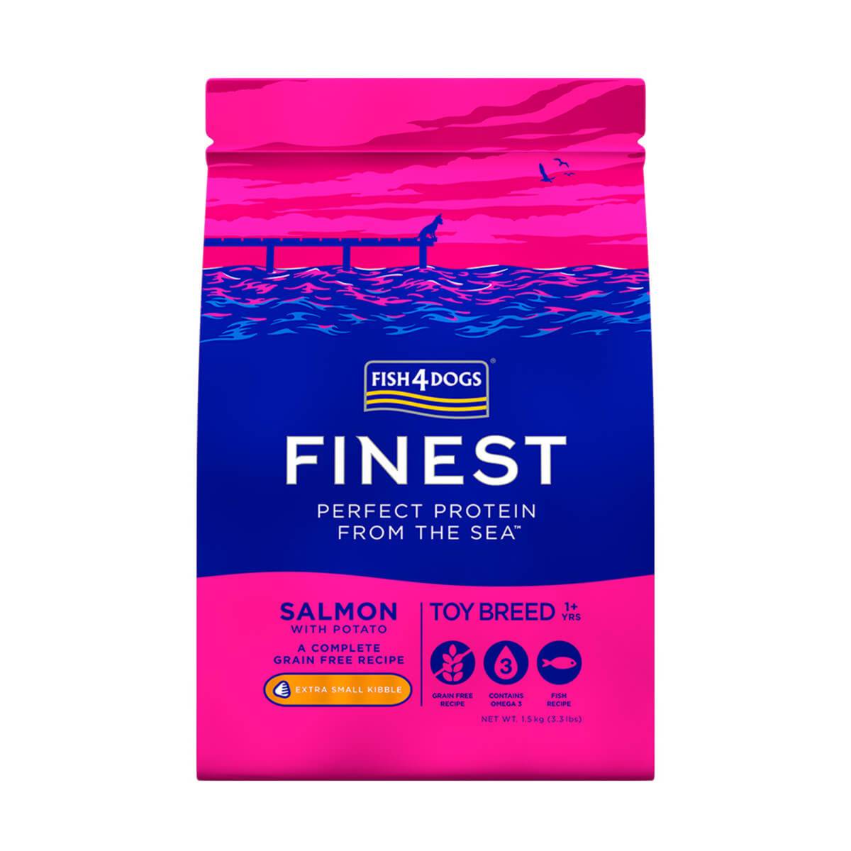 Fish 4 Dogs Finest Salmon Complete (Toy Breed) | NTUC FairPrice
