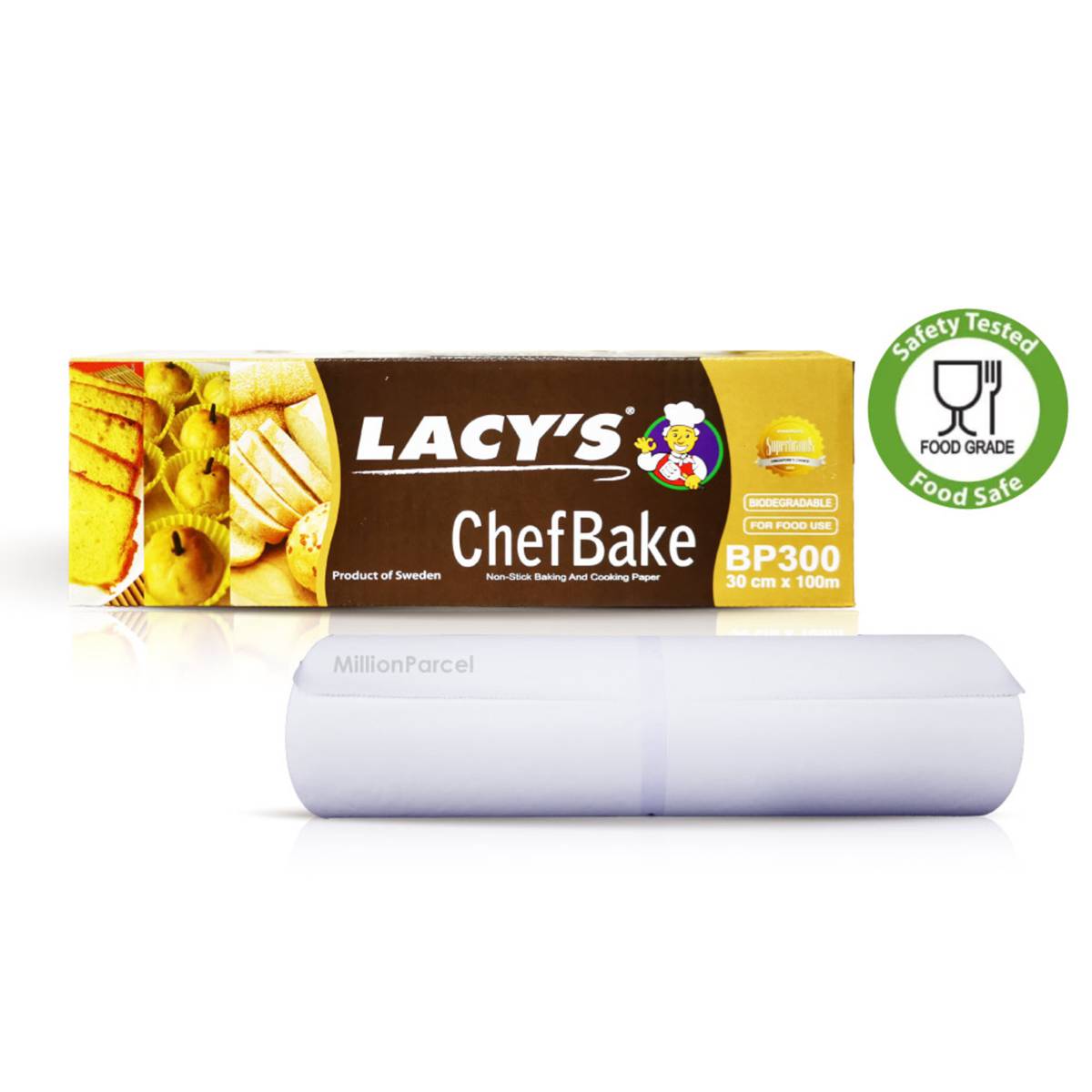 Lacy's Chefbake Baking Paper 30cm x 100m (BP30) | NTUC FairPrice