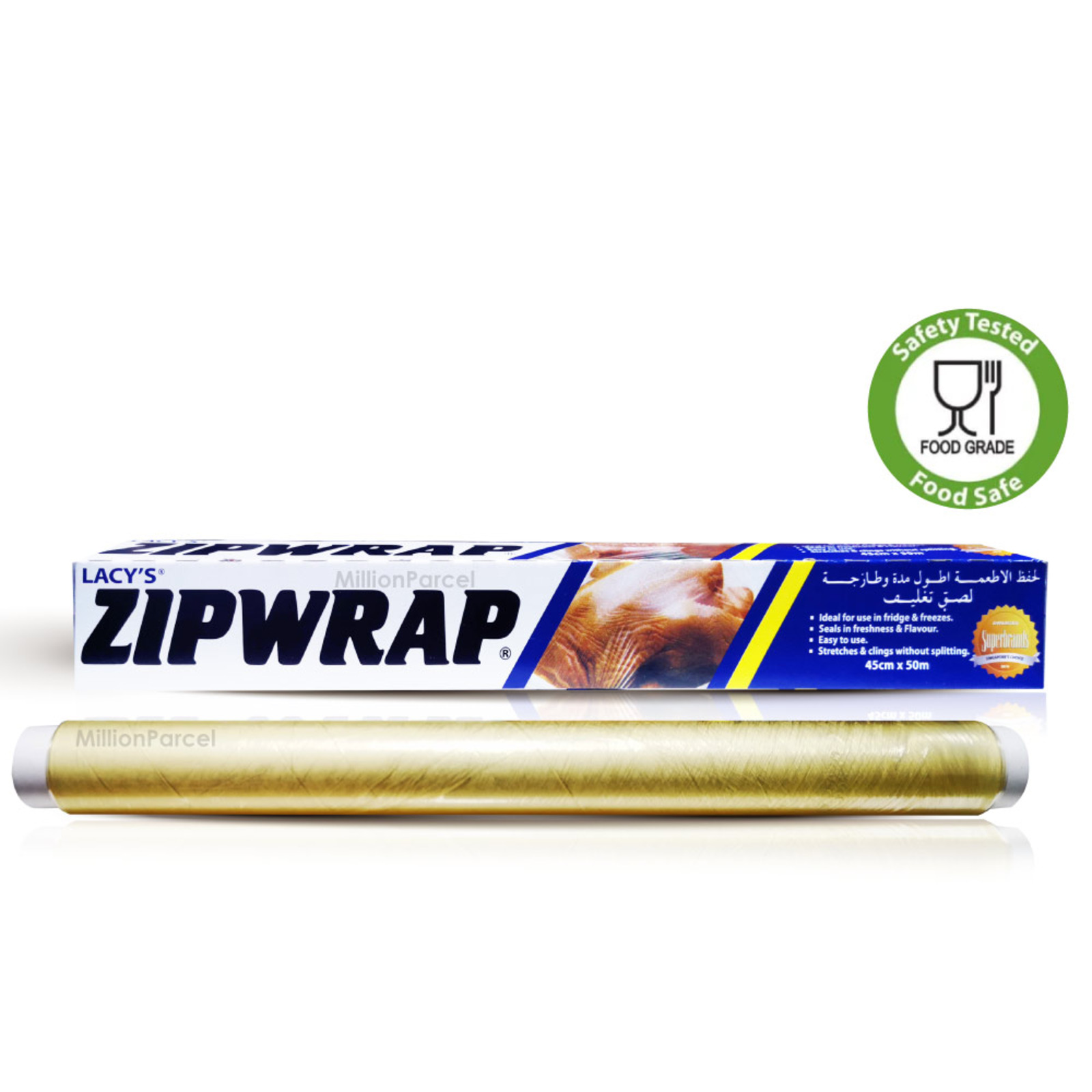 Lacy's Zipwrap 45cm x 50m (ZW010) | NTUC FairPrice