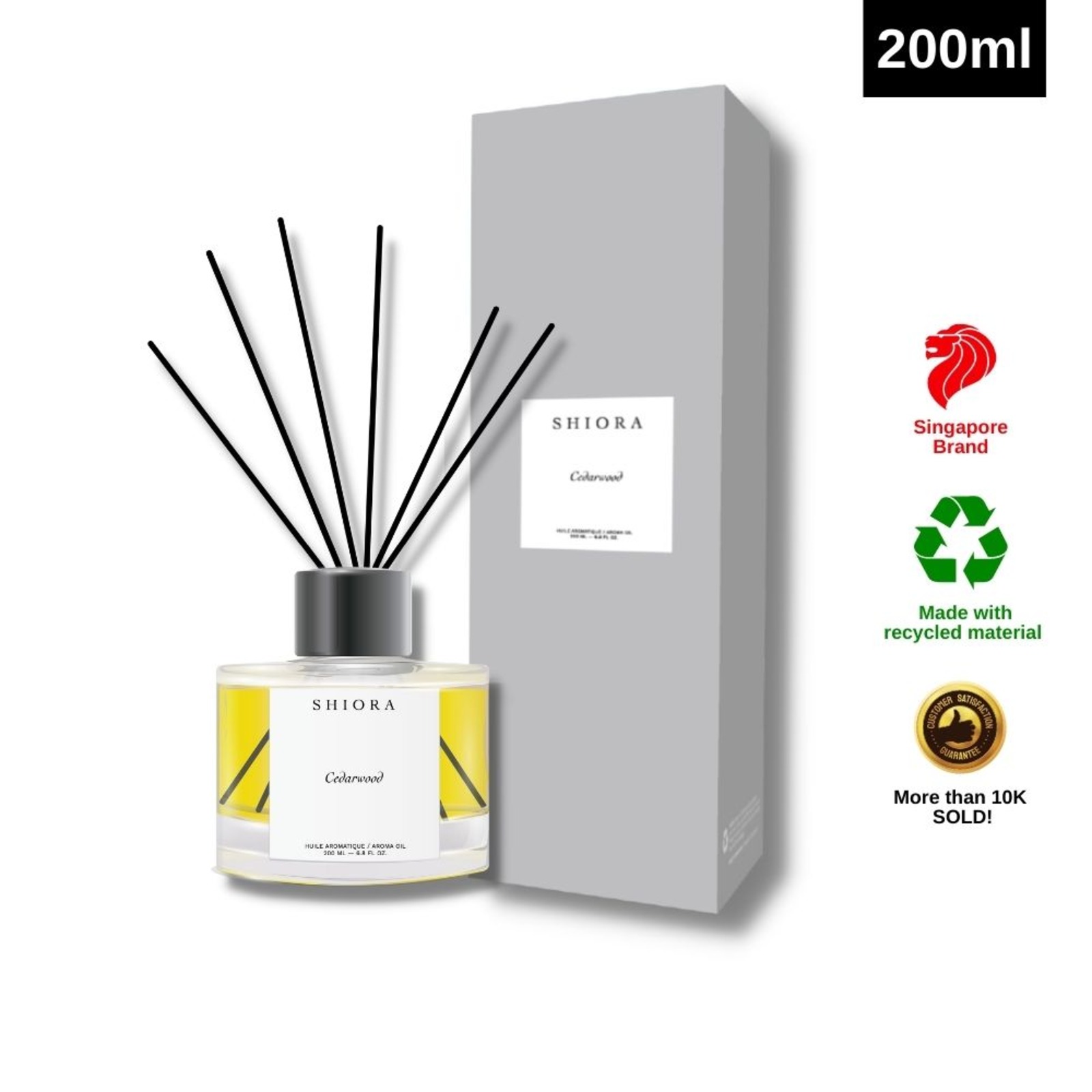 Shiora Cedarwood Scent Reed Diffuser | NTUC FairPrice