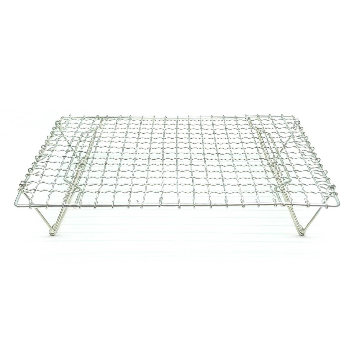 Vesta Foldable Metal Grill Net 27x21Cm With Stand | NTUC FairPrice