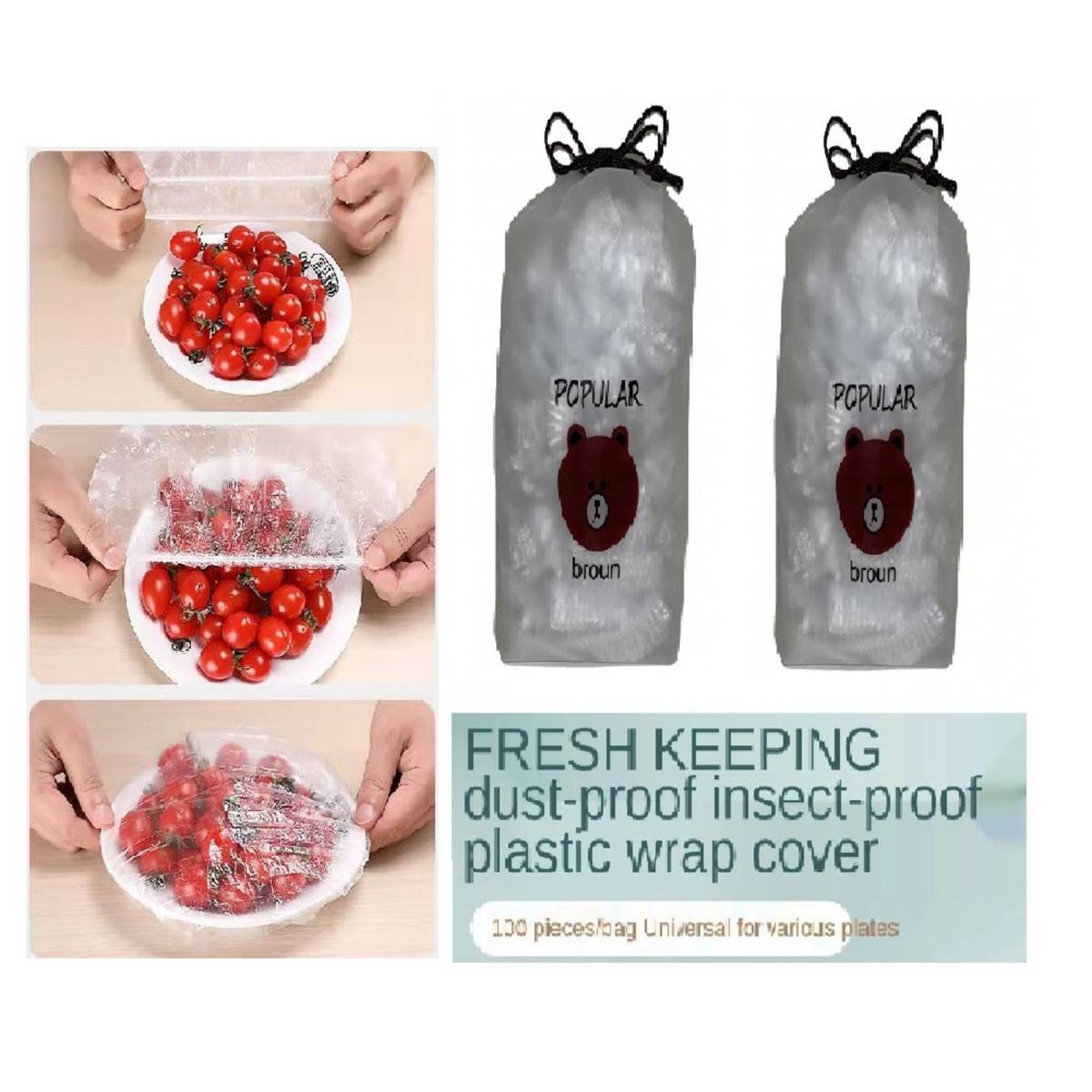 PurityWhite Disposable Food Plastic Wraps Covers | NTUC FairPrice