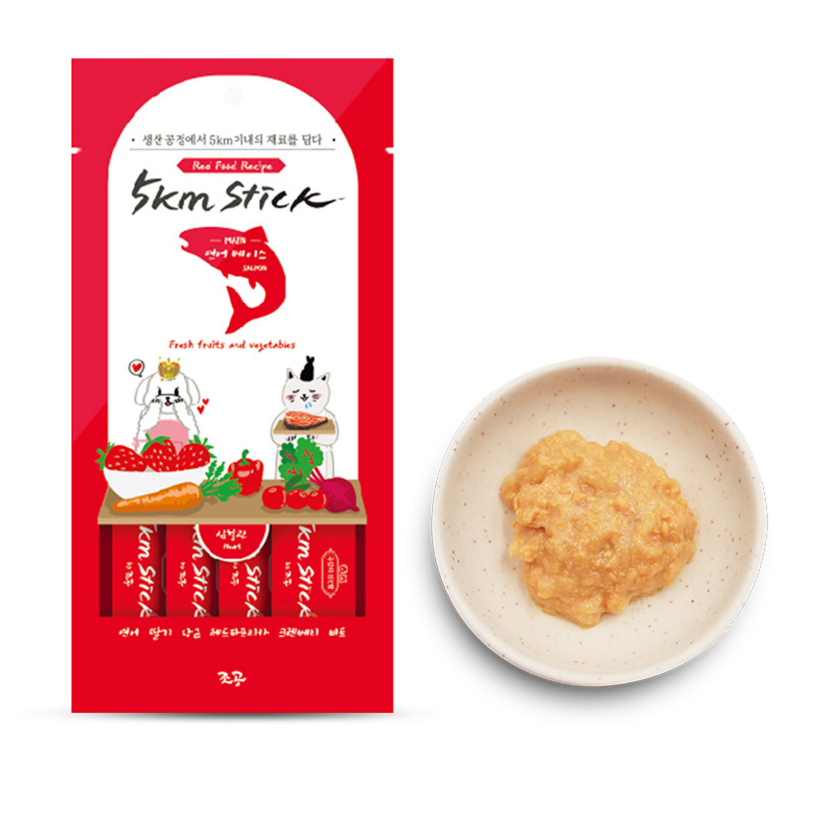 Chogong 5Km Stick Red - Salmon (4X14G) | NTUC FairPrice