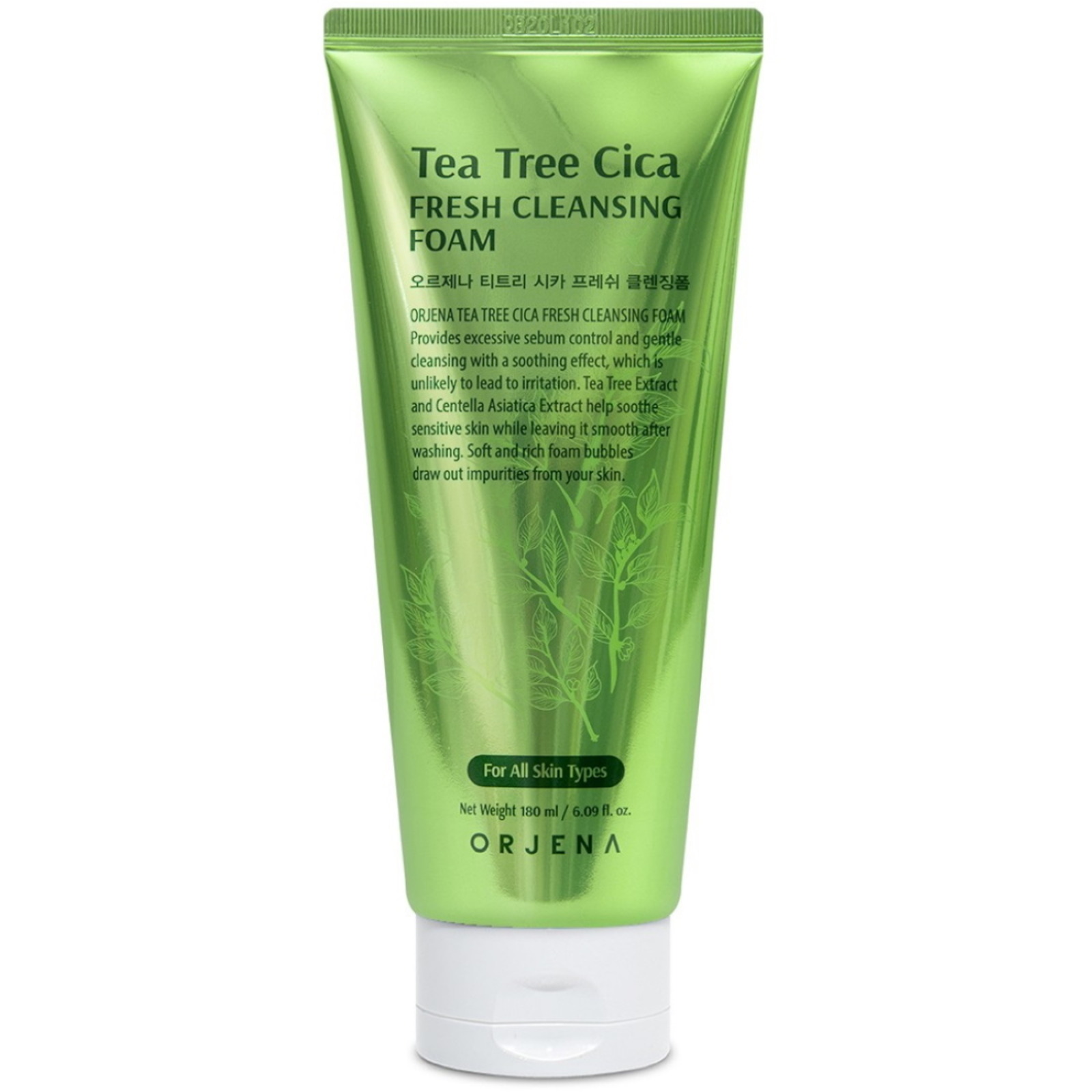 Orjena Tea Tree Cica Fresh Cleansing Foam EXP: 12/2023 | NTUC FairPrice