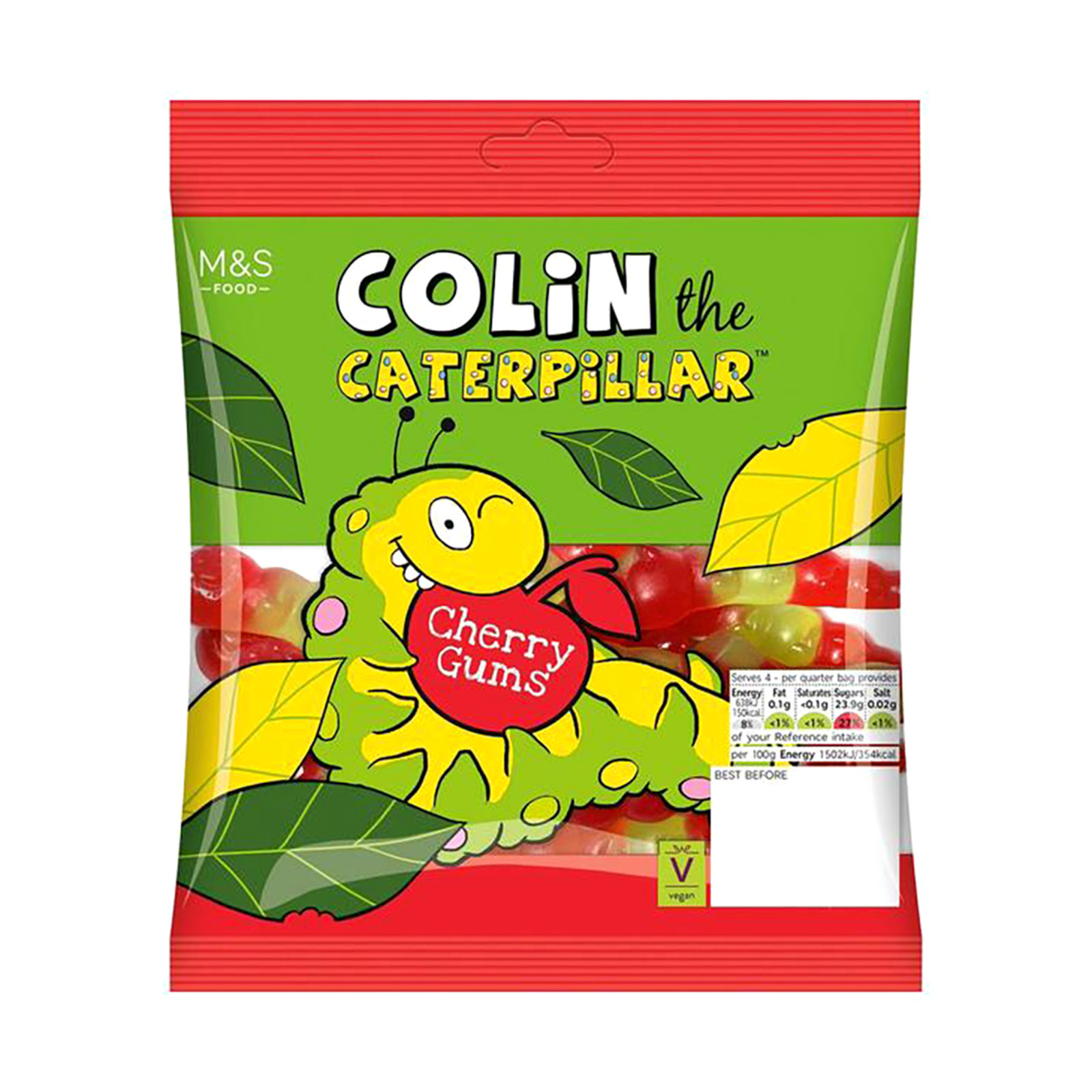 Marks Spencer Colin The Caterpillar Cherry Gums NTUC FairPrice marks-spencer-colin-the-caterpillar-cherry-gums-ntuc-fairprice