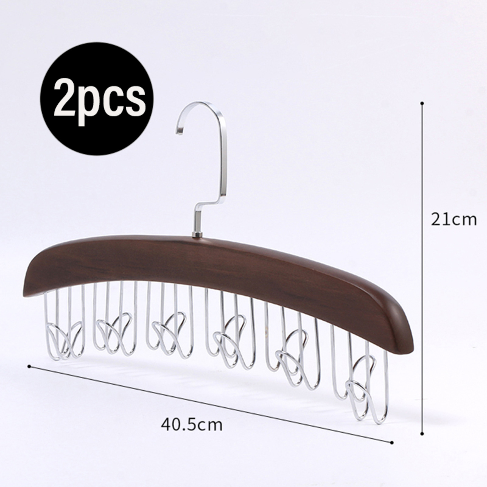 Sweet Home Multi Hook Wooden Rack - 12Hooks (Sepia) | NTUC FairPrice