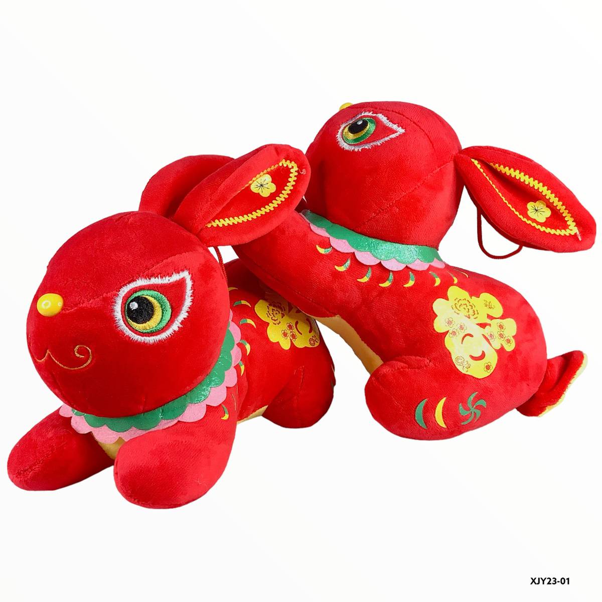 Partyforte CNY Rabbit Soft Toy Crouching Bunny 10 inch | NTUC FairPrice